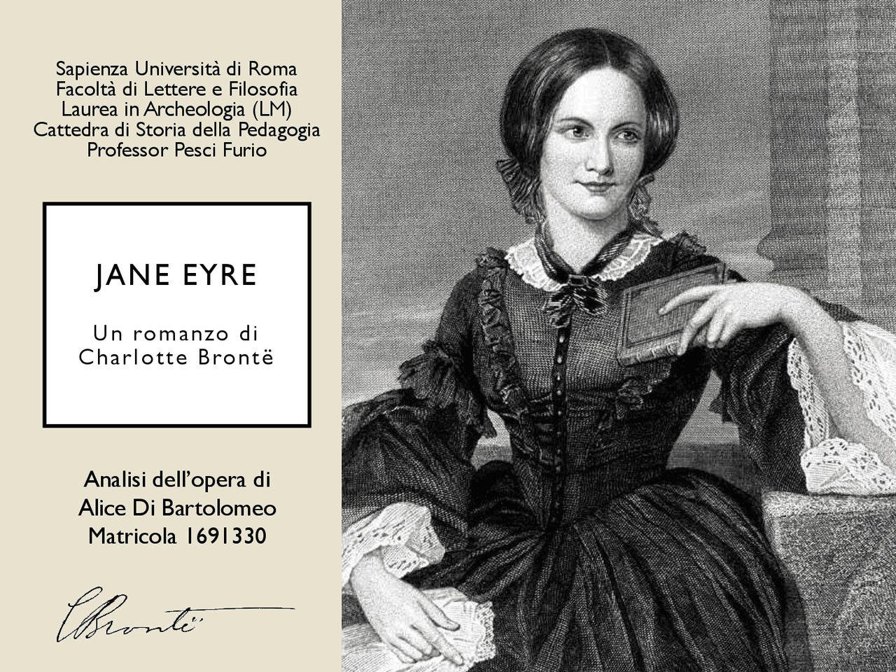 Presentazione PowerPoint su "Jane Eyre" di Charlotte Brontë | Slide di ...