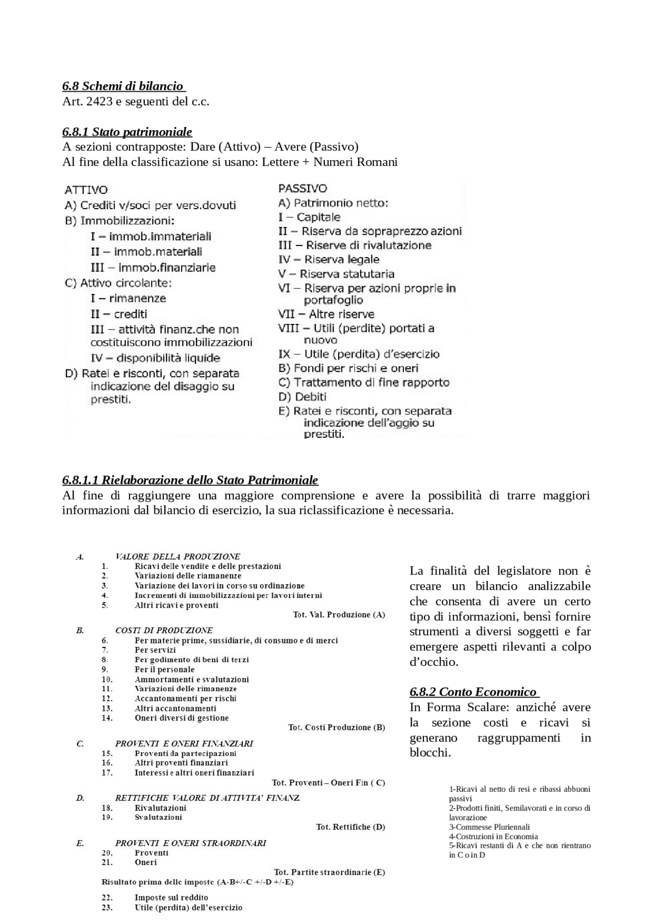 Metodologia del primo anno - Docsity