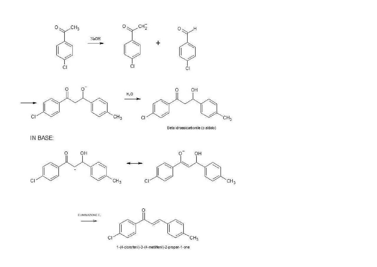 REAZIONE TRA ACETOFENONE E P-TOLUALDEIDE | Esercizi di Chimica Organica ...
