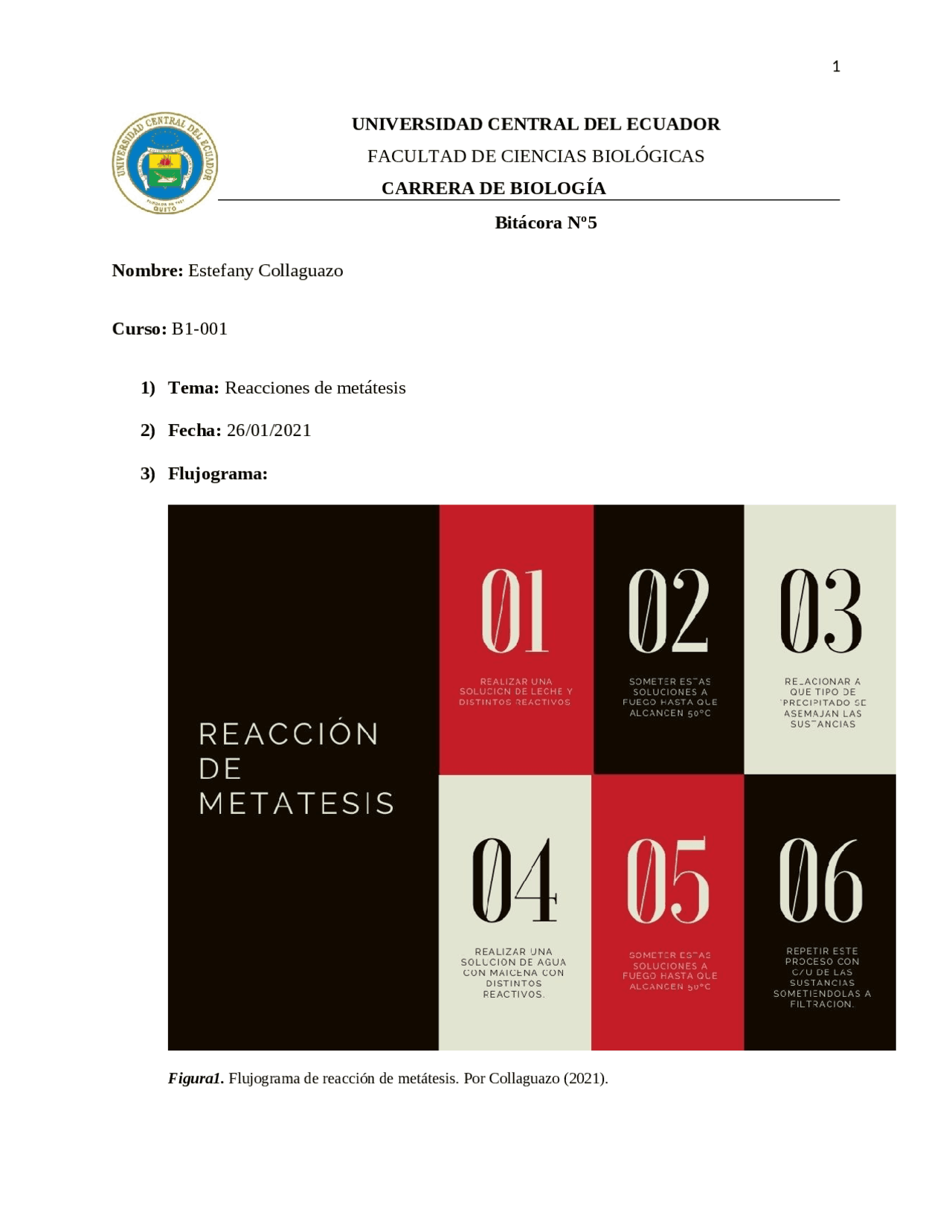 Desarrollo De Practicas De Laboratorio Notes De Chimie Docsity