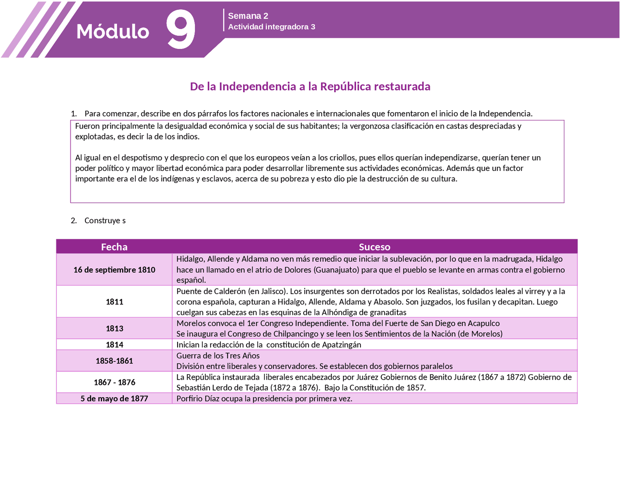 Modulo 8 prepa en linea - Docsity