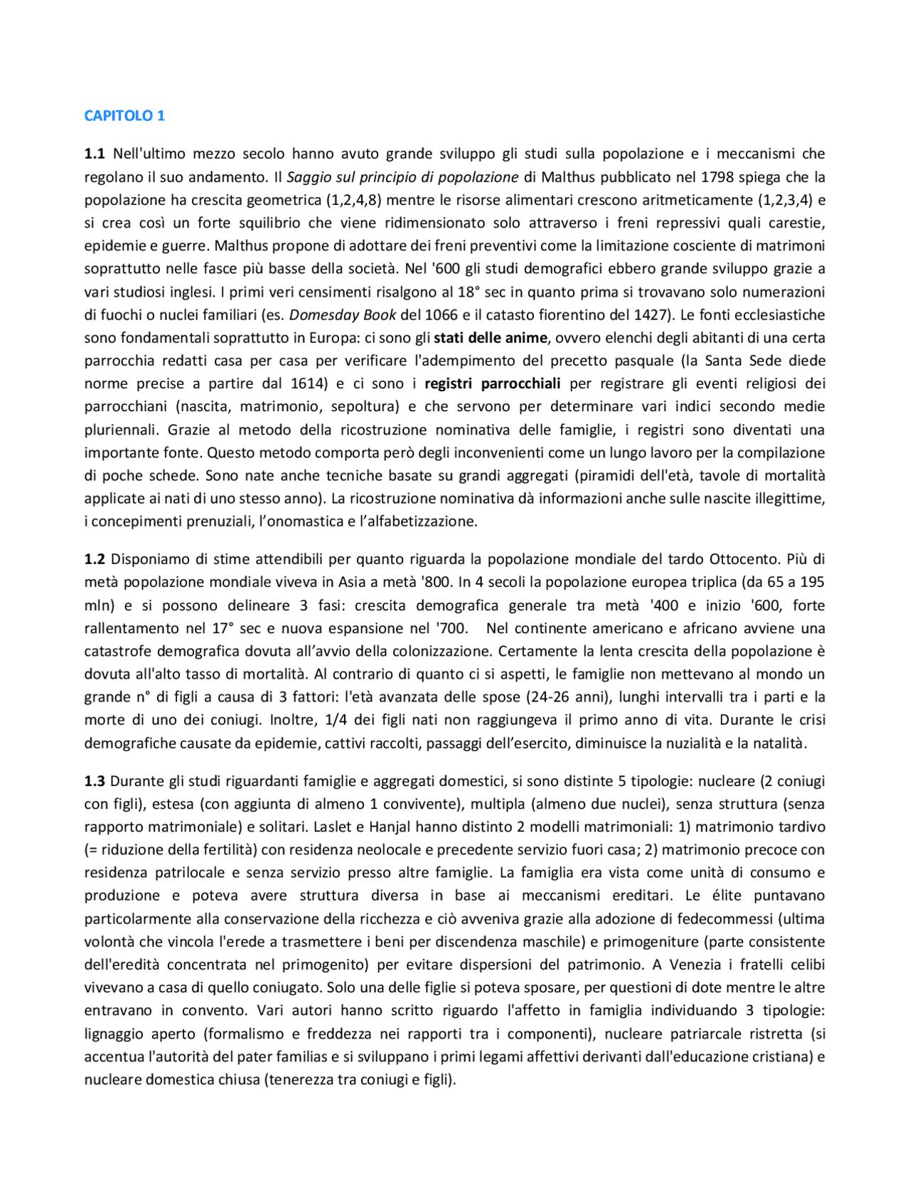 Riassunto Storia moderna - Carlo Capra - Docsity