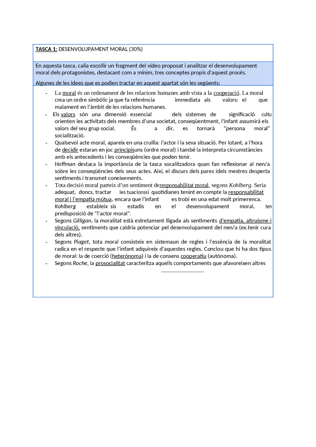Psicologia Del Desenvolupament I Pac3 Docsity