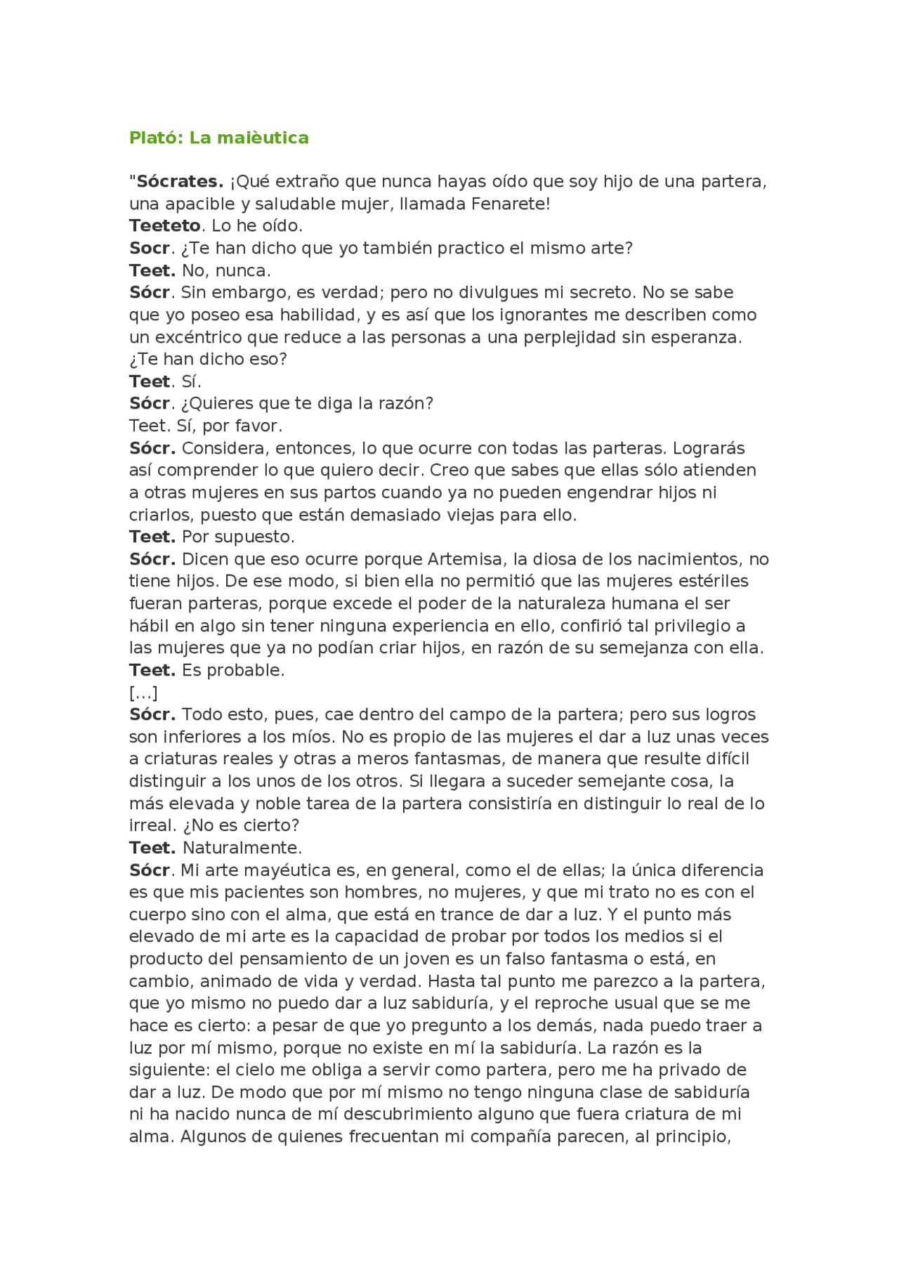 Socrates text pdf !!!!!!!! - Docsity