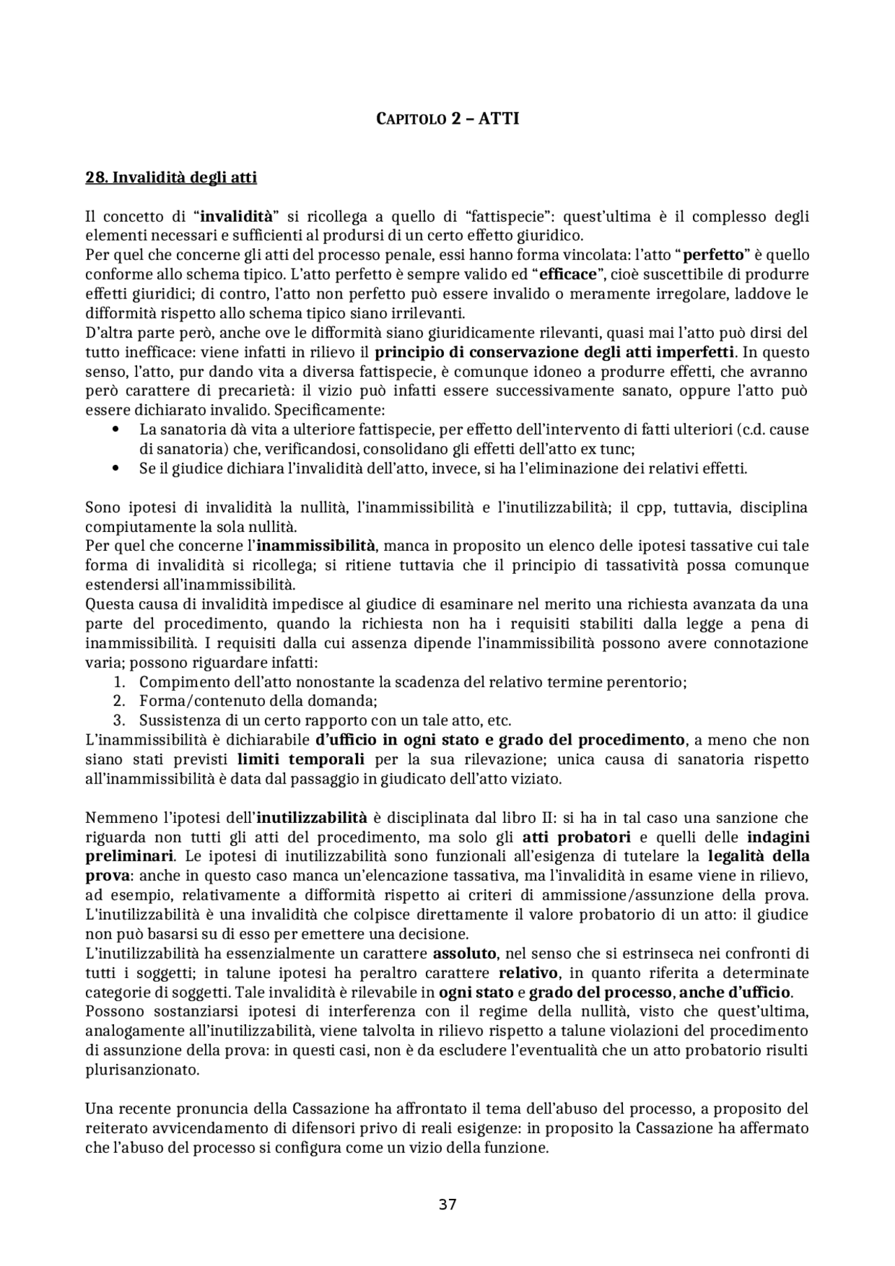 Procedura Penale Conso Grevi Cap 2 Riassunto Docsity