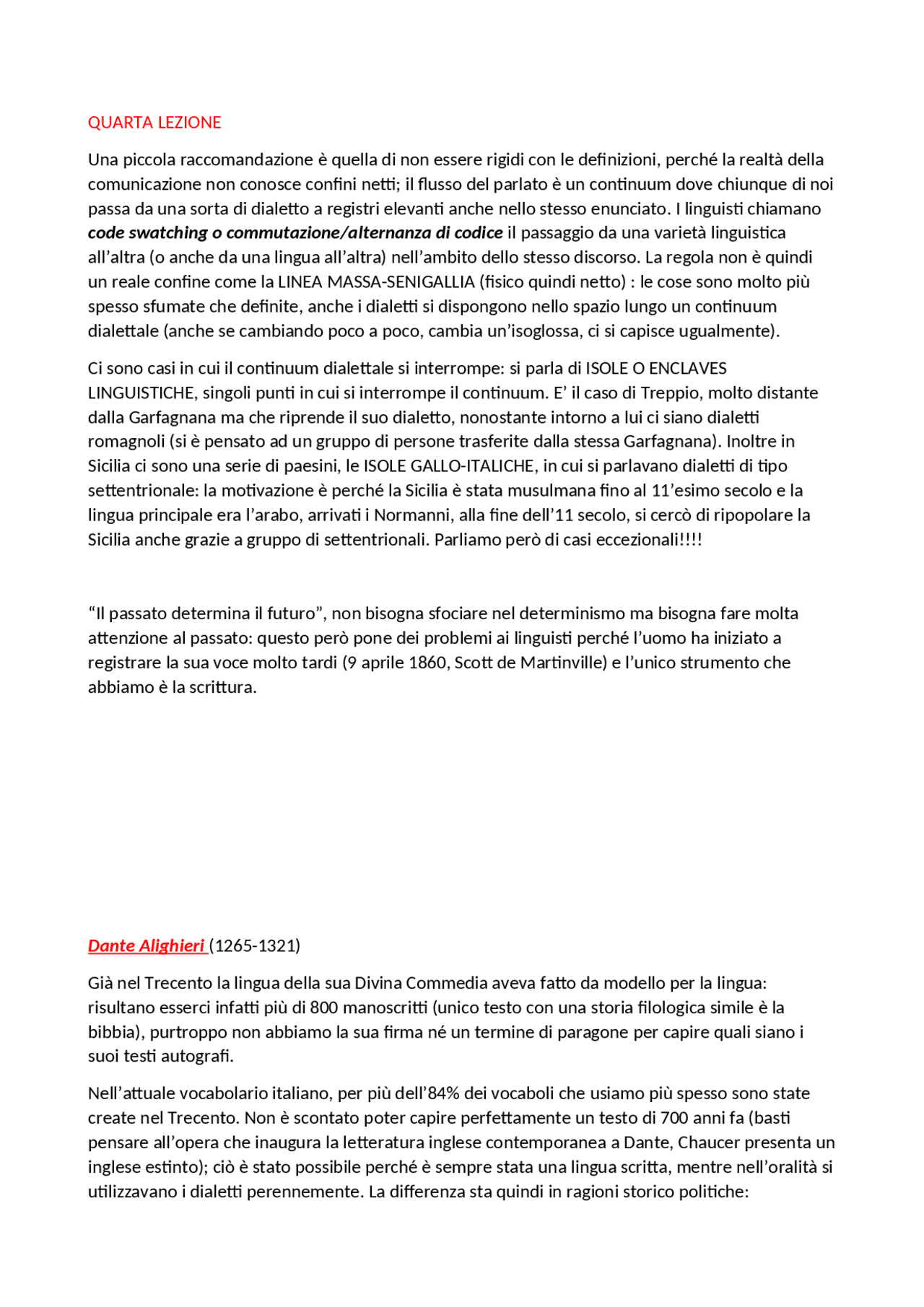 APPUNTI DELLA LEZIONE 4 - Docsity APPUNTI DELLA LEZIONE 4 - Docsity