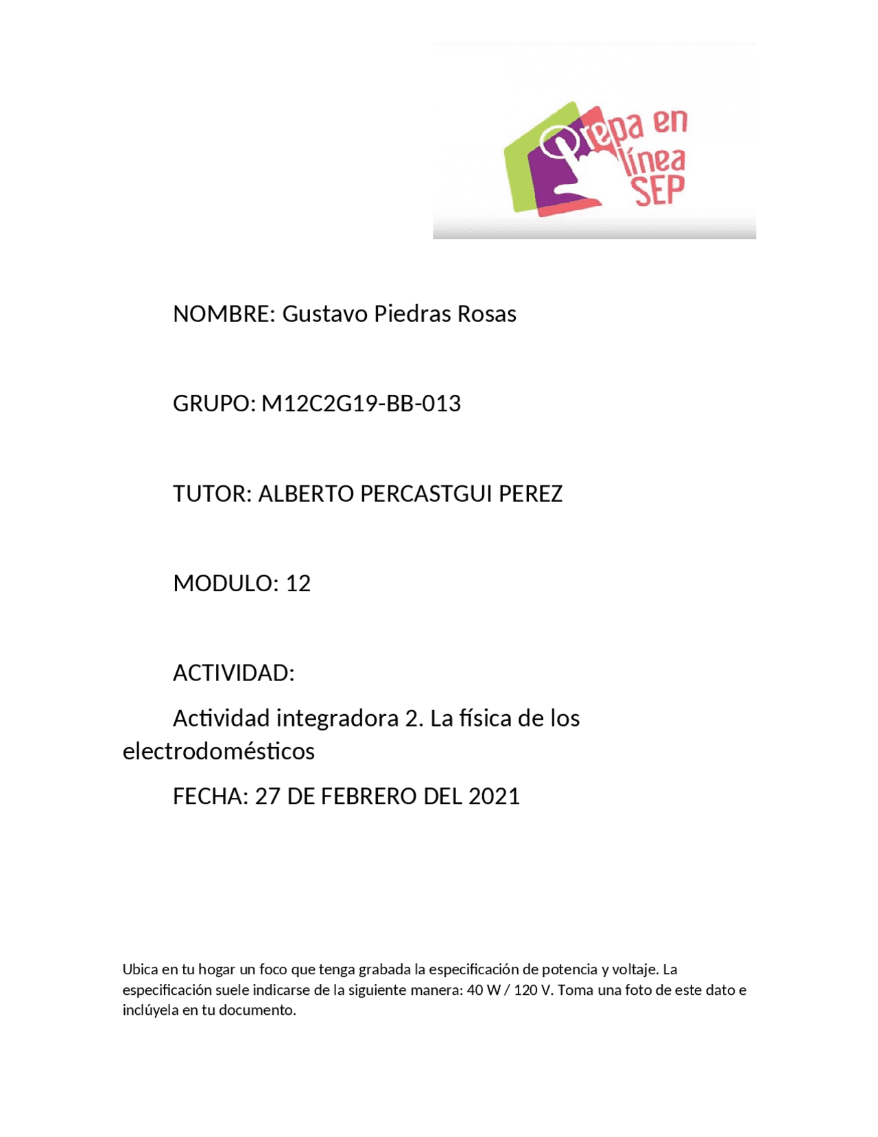 MODULO 12 SEMANA 2 A1 4 - Docsity