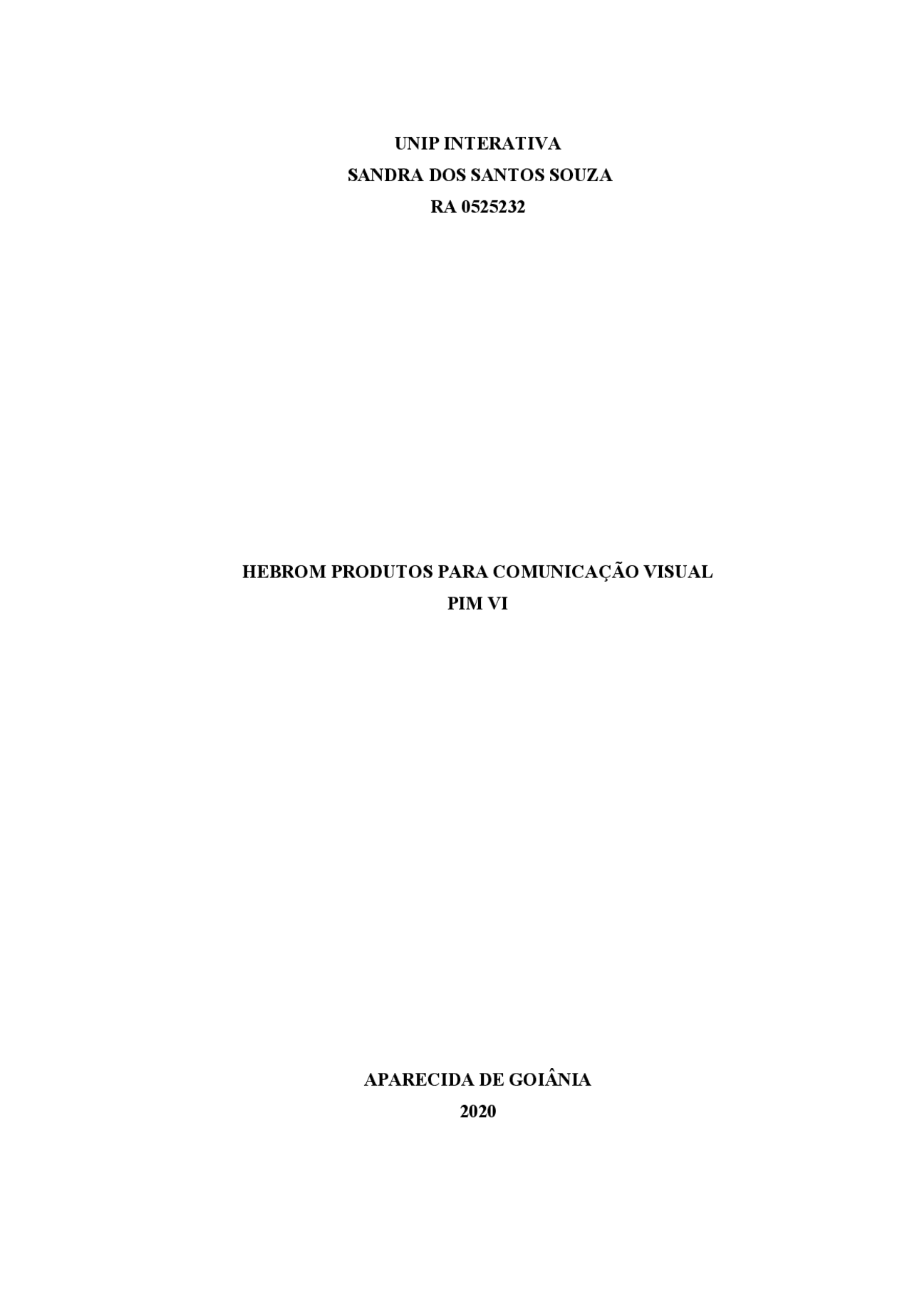 Pim Vi Projeto Multidisciplinar Docsity