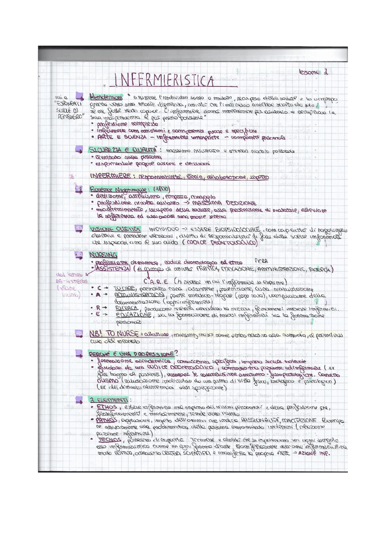 Basi Assistenza Infermieristica Docsity