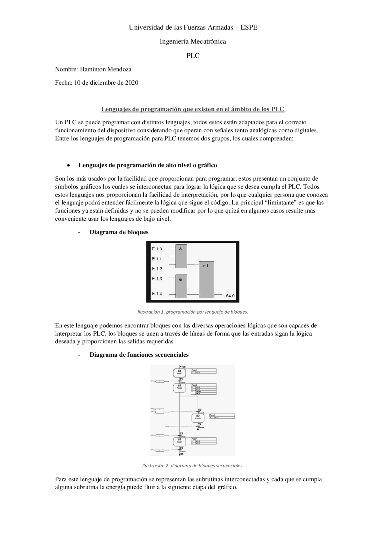 Lenguajes De Programación En Plc Docsity