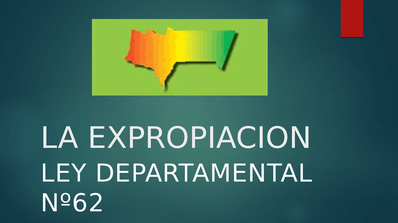LA EXPROPIACION Y SU CLASIFICACION. - Docsity