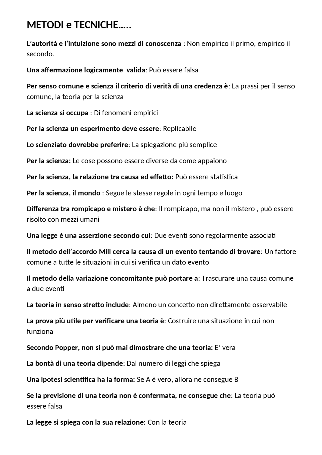 Prove Desame Modelli E Tecniche Di Osservazione Del Comportamento Nei