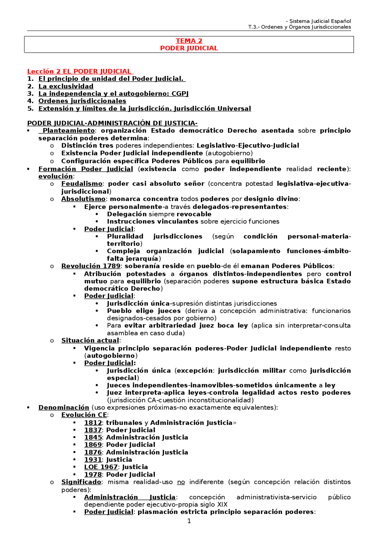 Apuntes Derecho Procesal Docsity