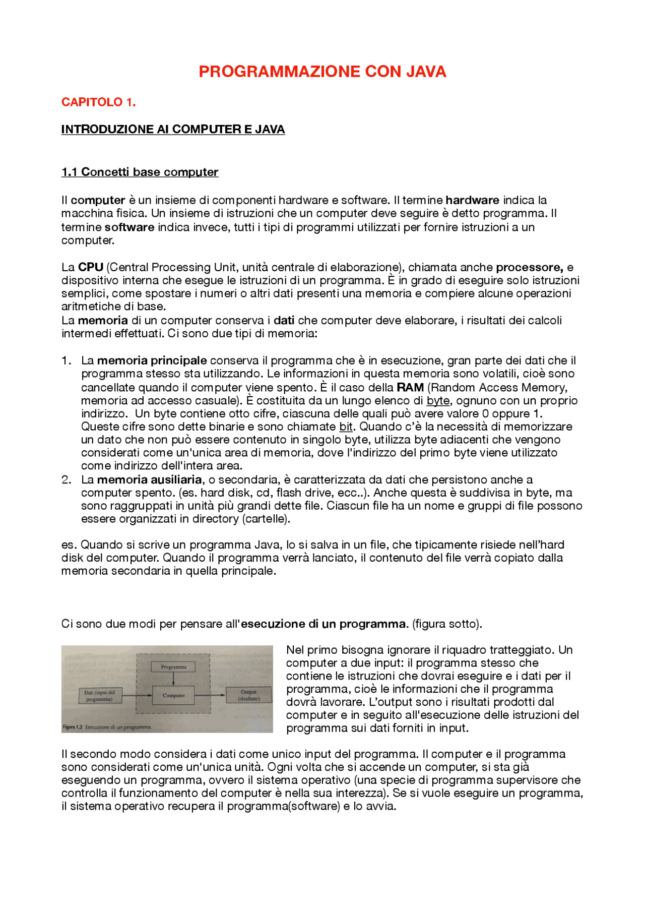 Programmazione A Oggetti Java Base E Avanzata Ing Informatica