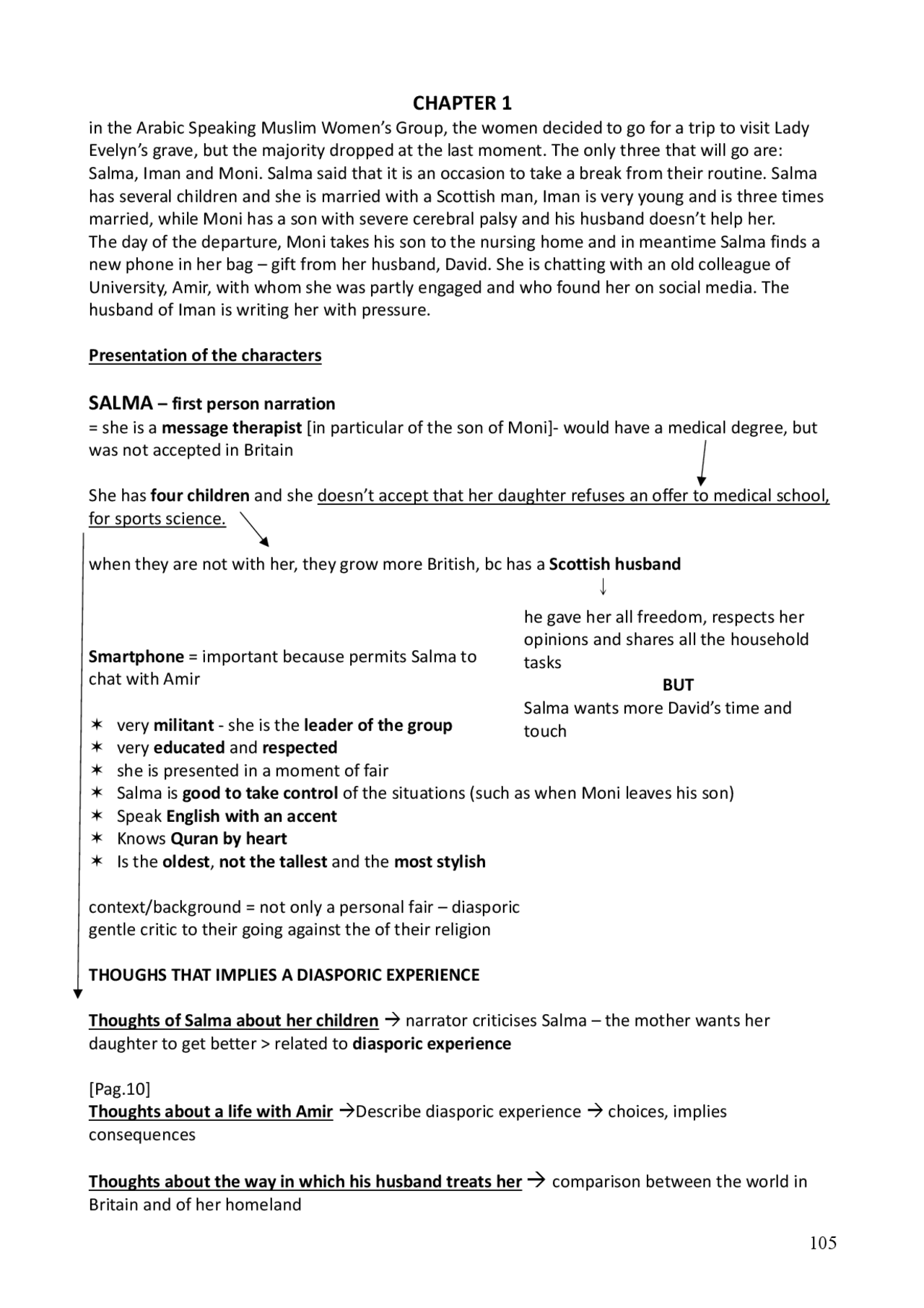 Anglophone Literatures and Cultures - Docsity