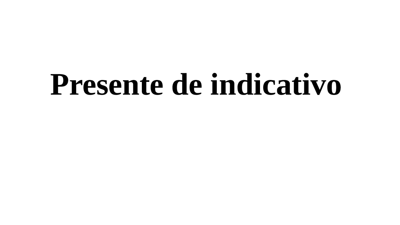 El Presente de Indicativo en Español: Ejercicios y Reglas | Cheat Sheet ...