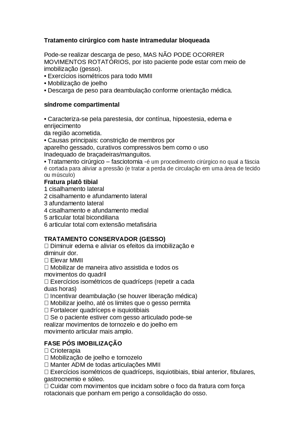 Tratamento cirúrgico com haste intramedular bloqueada | Trabalhos ...