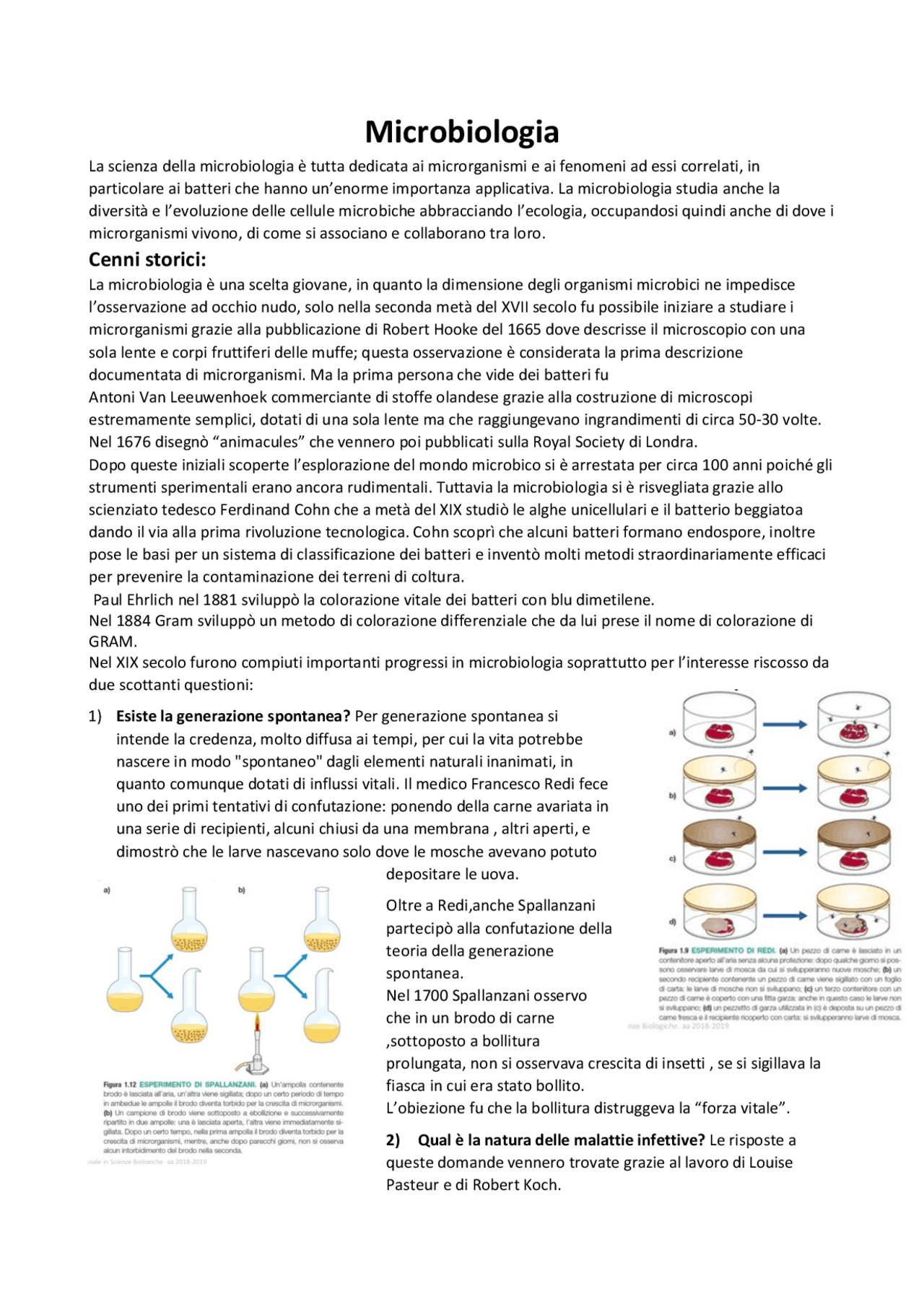 Microbiologia Per Le Scienze Ambientali Docsity