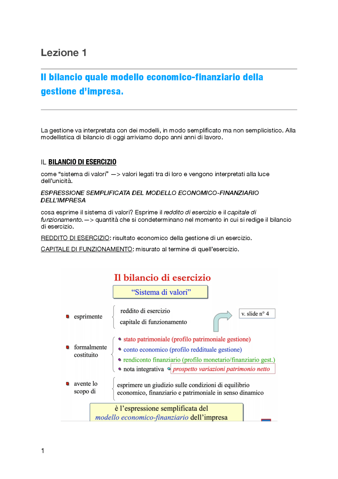 Ragioneria Appuntislide Completi Al Computer Parte 1 Docsity