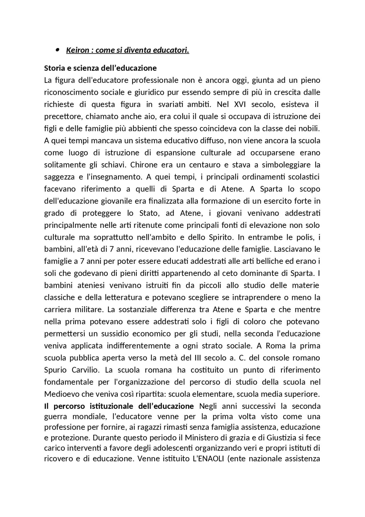 Pedagogia Della Differenza Docsity
