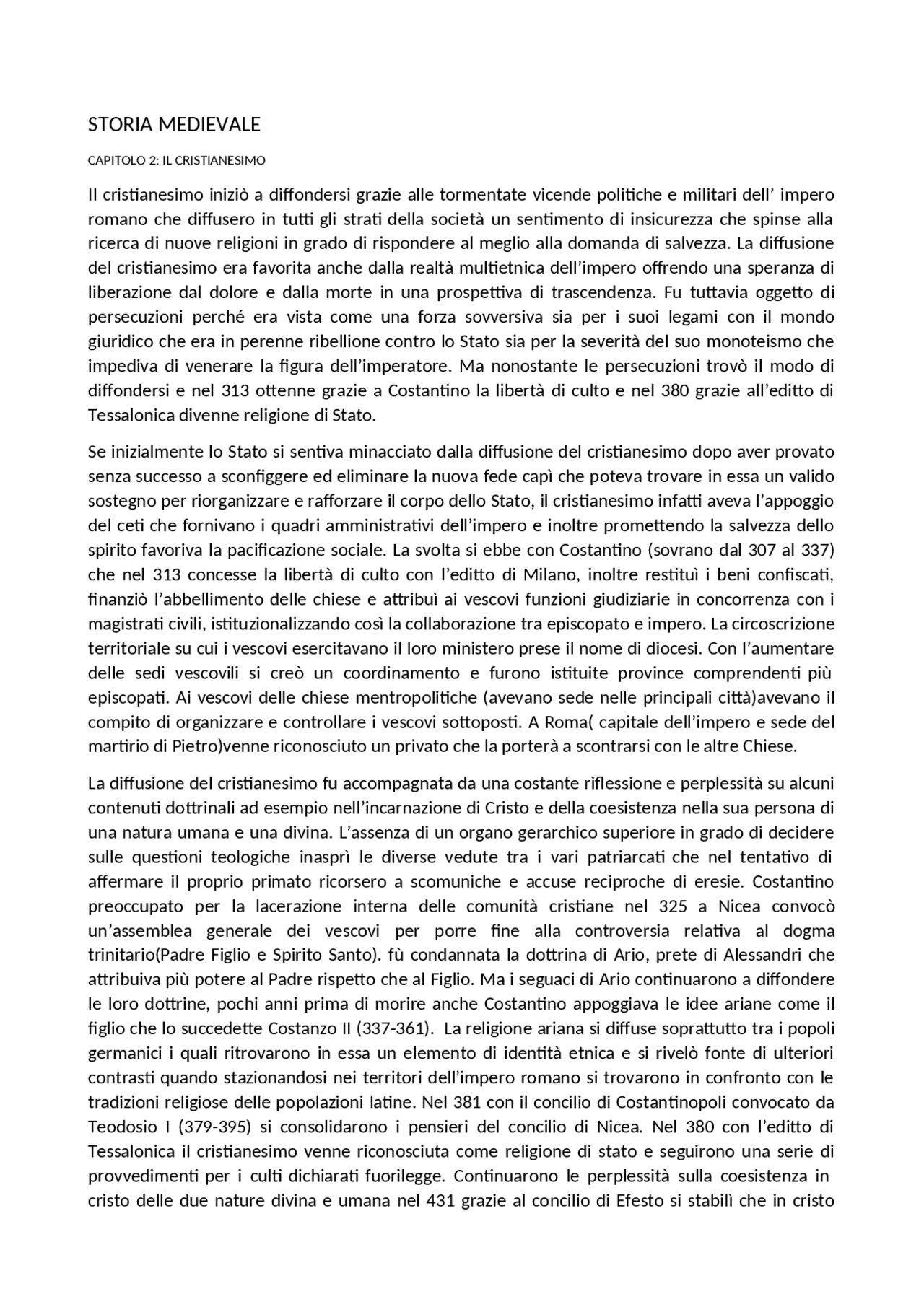 Il Medioevo Profilo Di Un Millennio Docsity