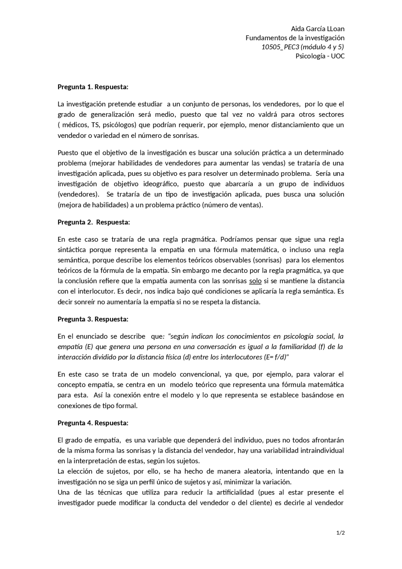 Pec 3 Metodos Investigacion Docsity