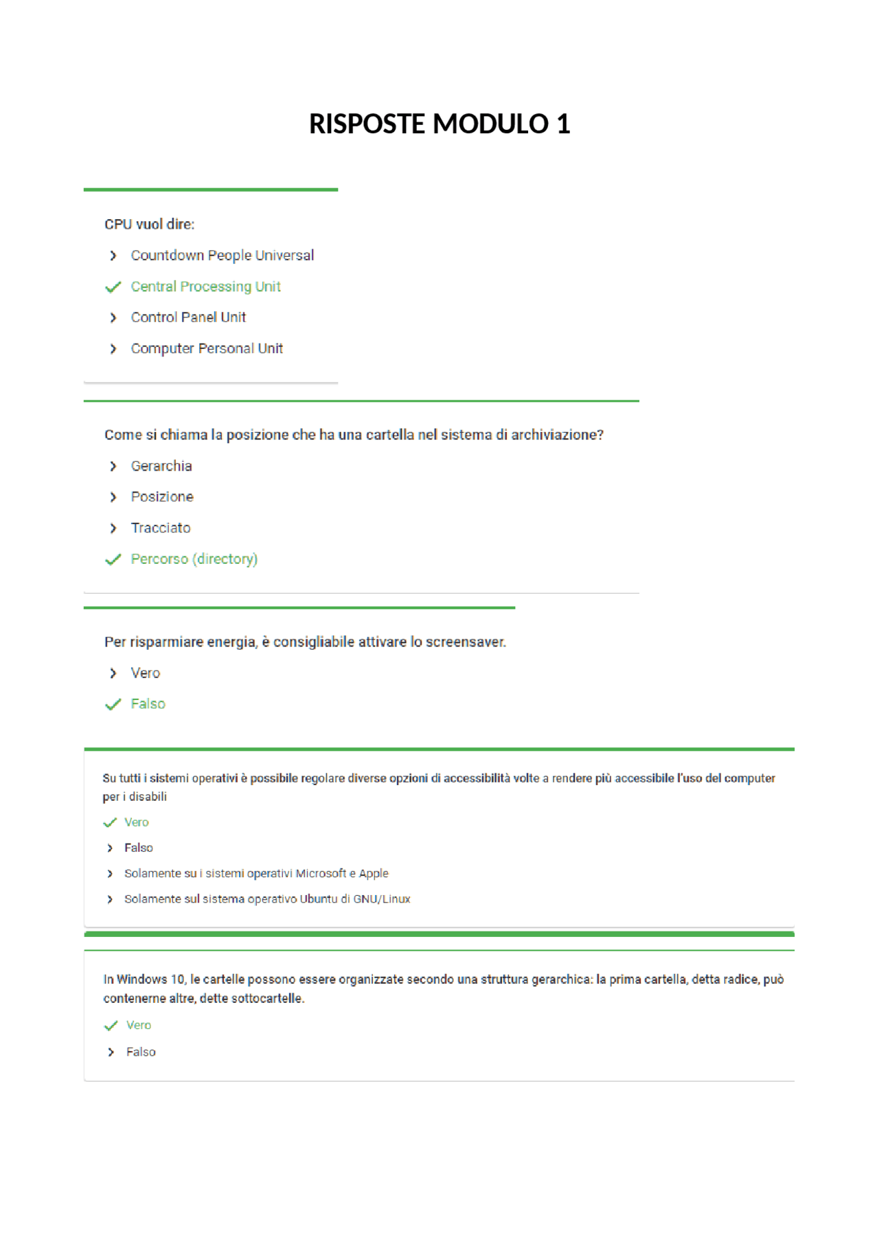 Eipass 7 Moduli User Docsity