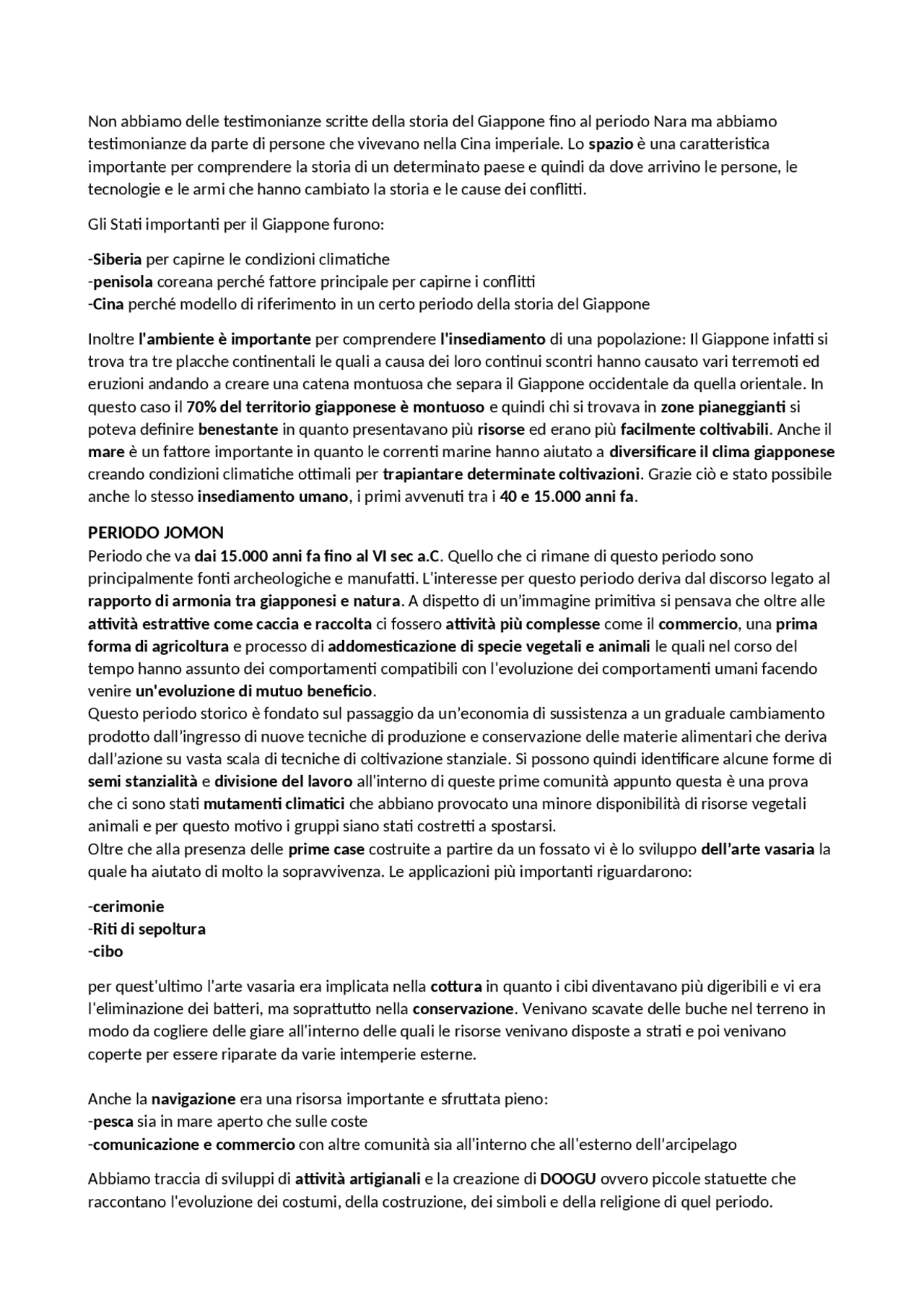 Storia Del Giappone 1 Zappa Docsity
