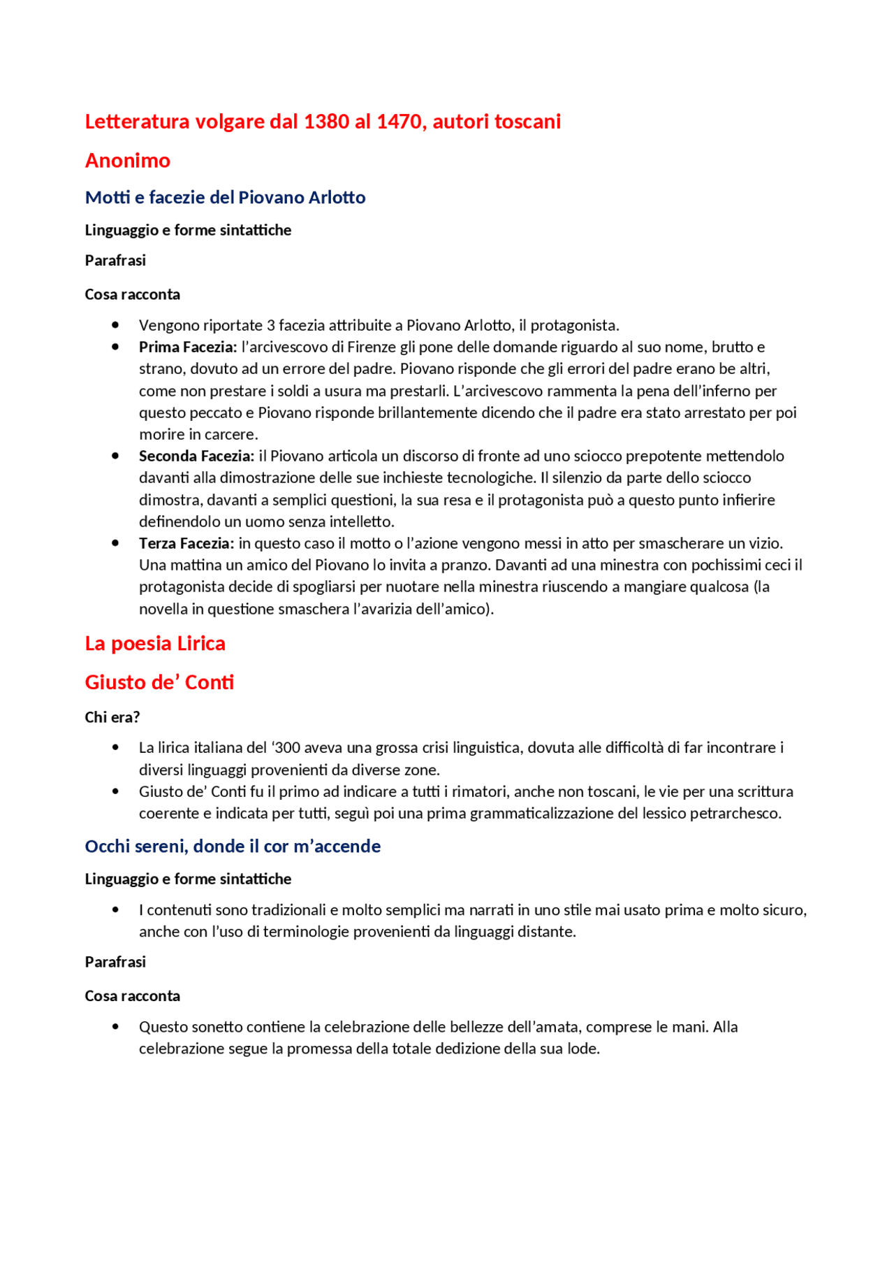 Recap Ferroni Libro 3 Docsity