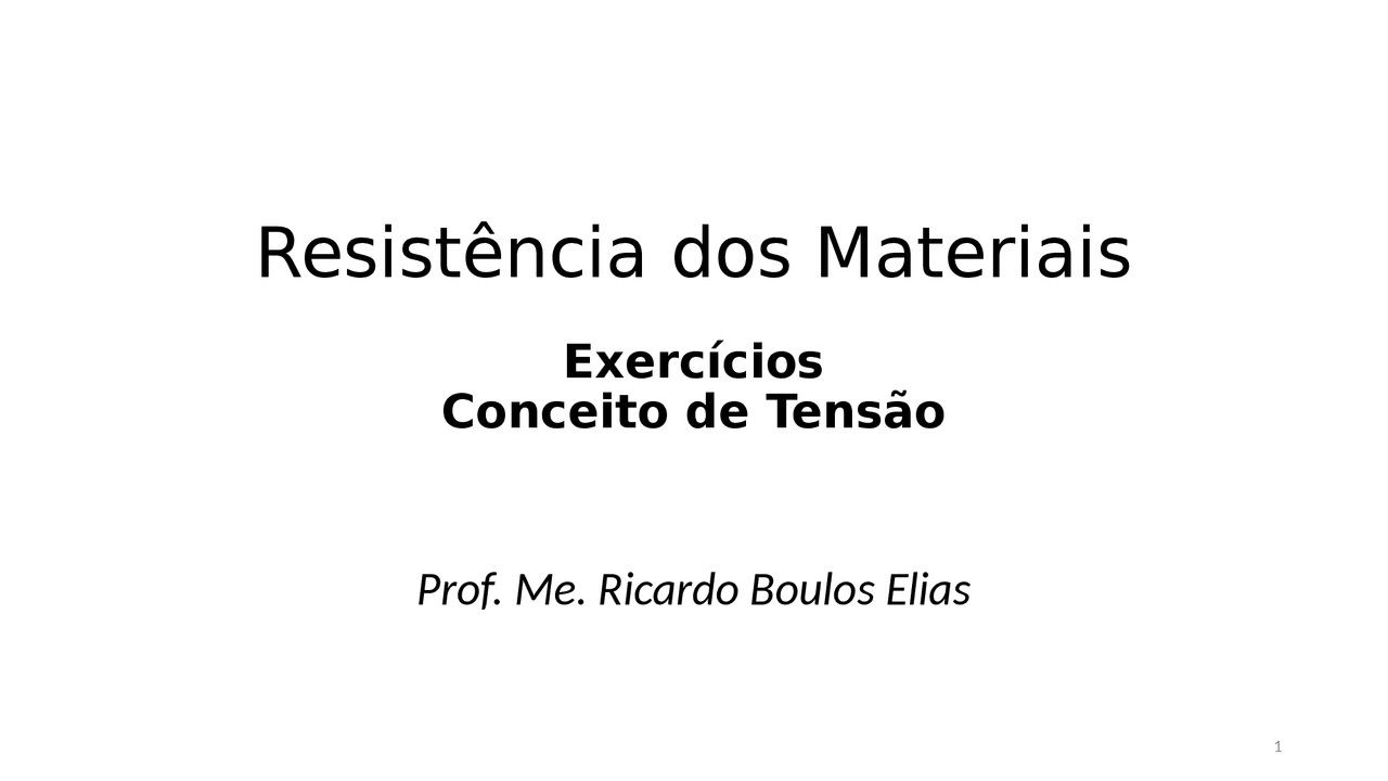 Material De Apoio Para Resistencia Dos Materiais Docsity