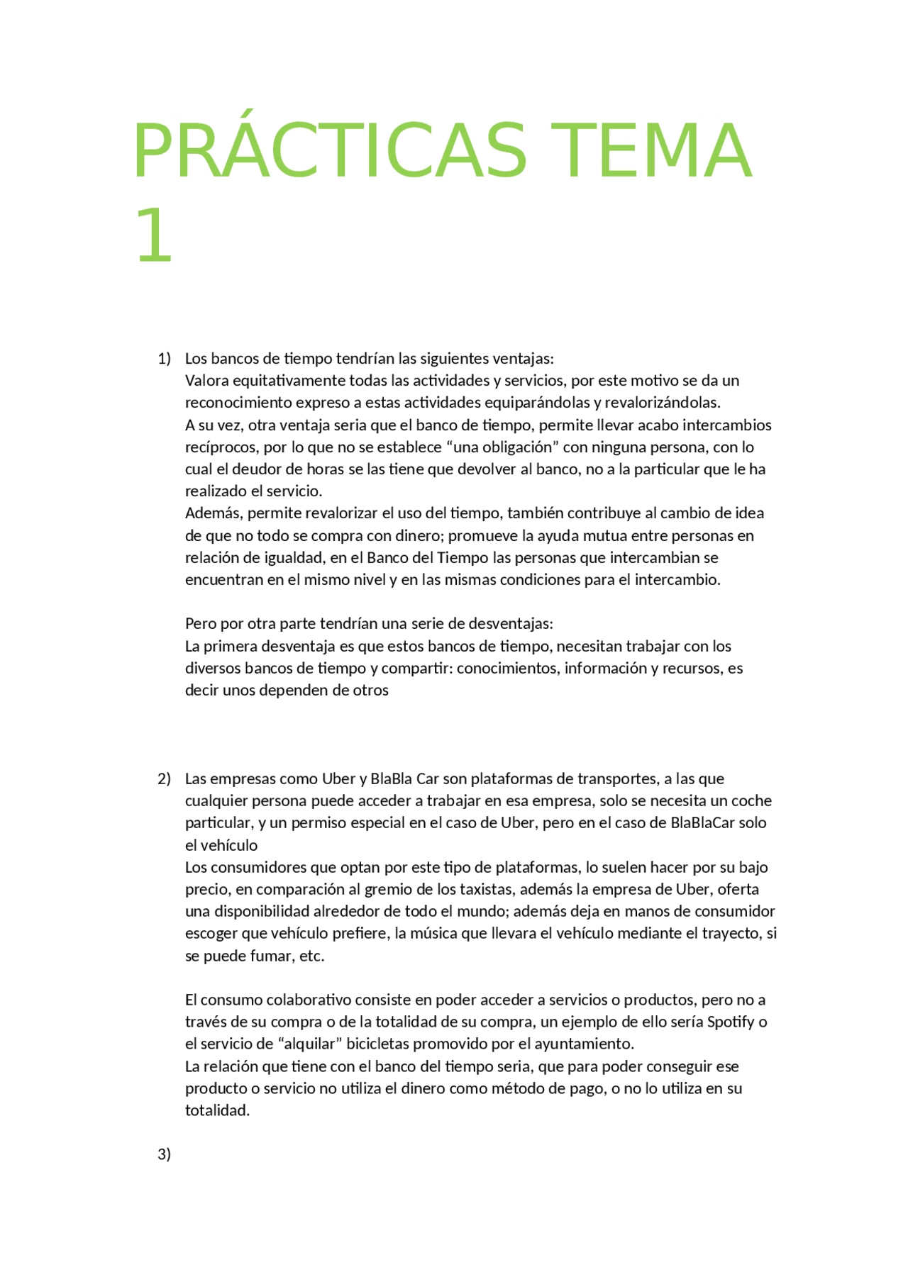 Practica Tema 1 economía de la empresa | Ejercicios de Economía de la ...