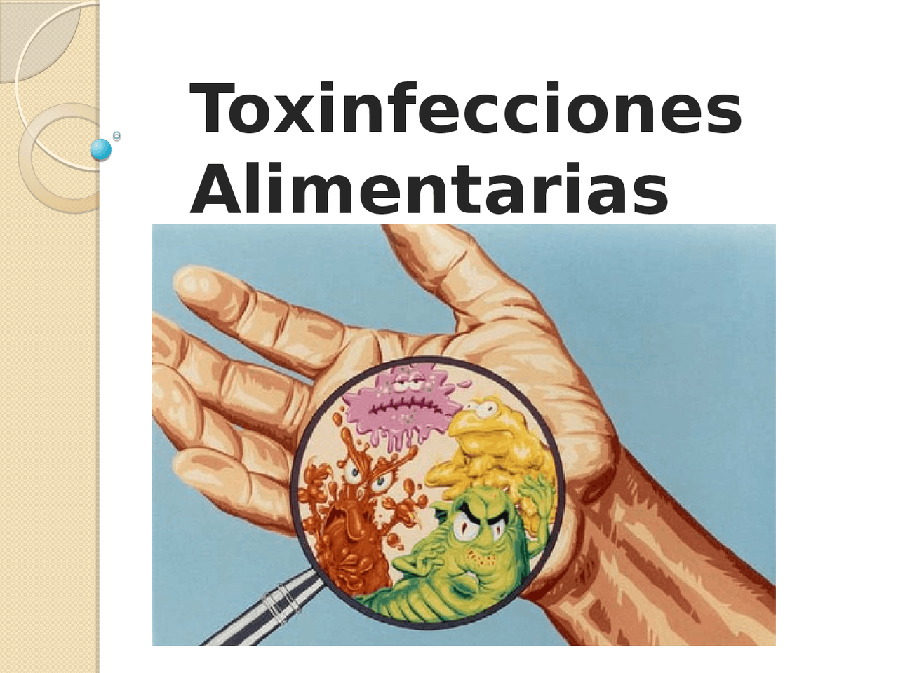 Toxiinfeccion alimentaria - Docsity
