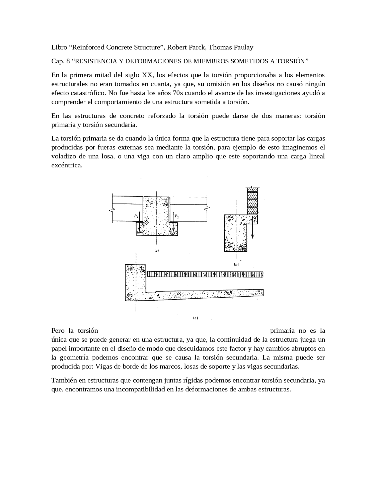 Reinforced Concrete Structure Apuntes Docsity