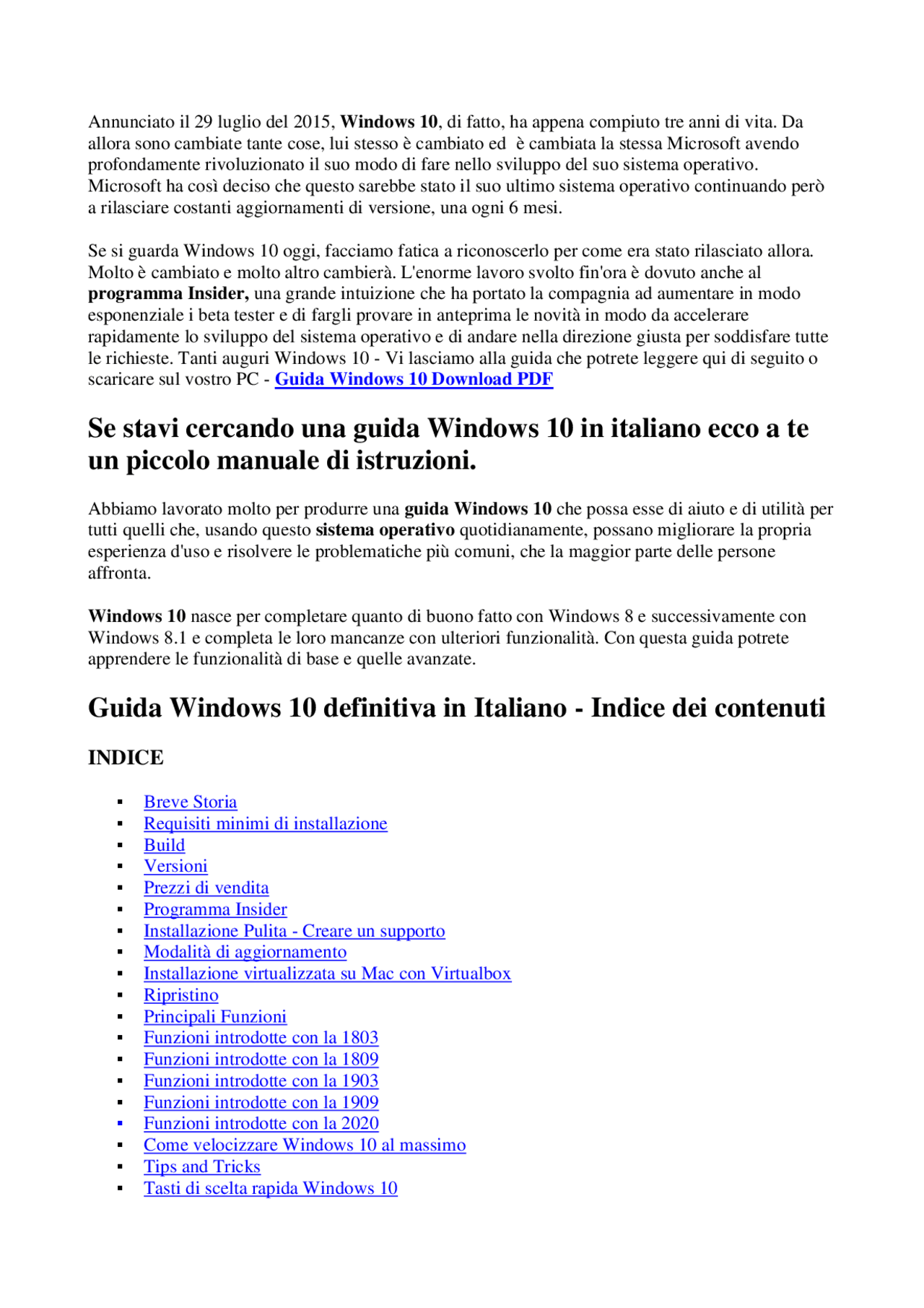 Come Usare Windows Docsity