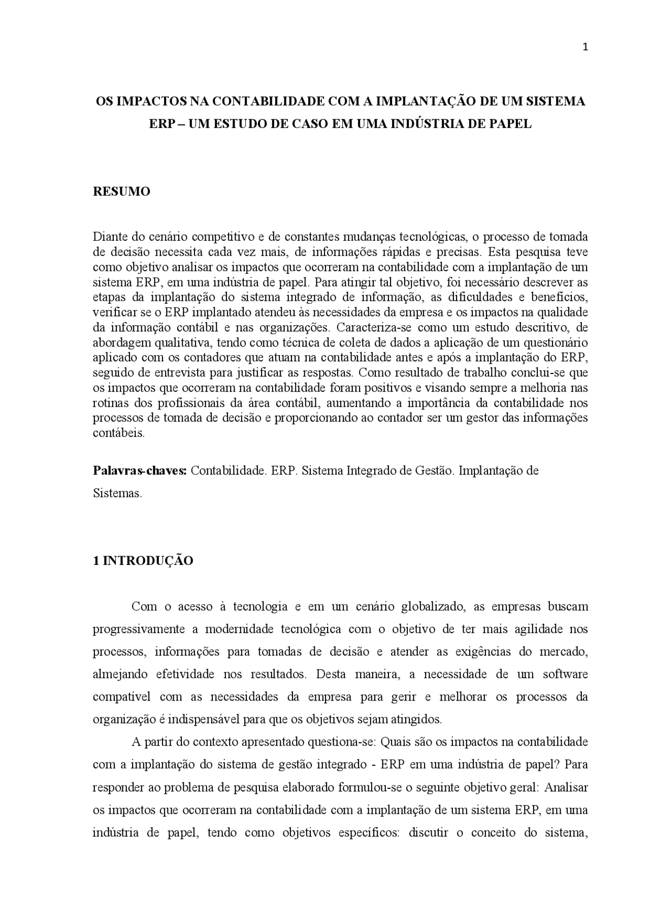 Tcc Keylla Sistema Erp Docsity