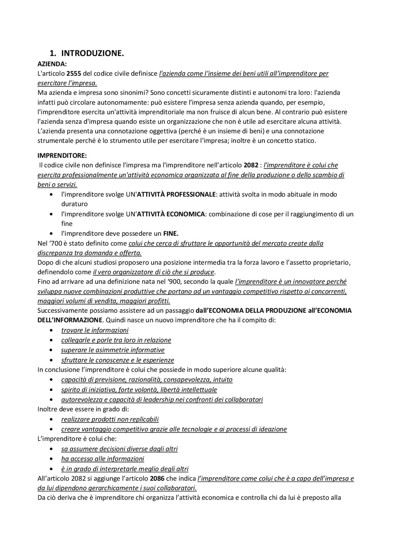 Egi Appunti Completi Ak Unipv Docsity
