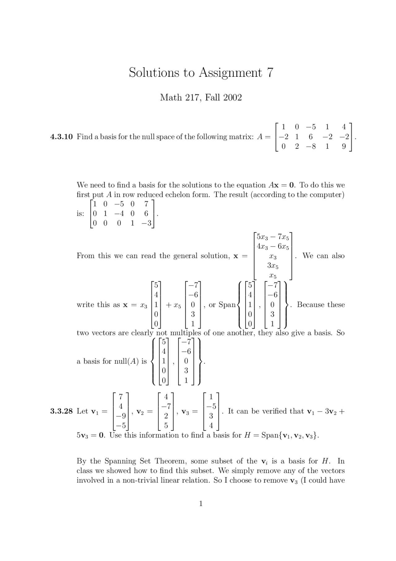 Linear Algebra Cheat Sheet | Cheat Sheet Linear Algebra | Docsity