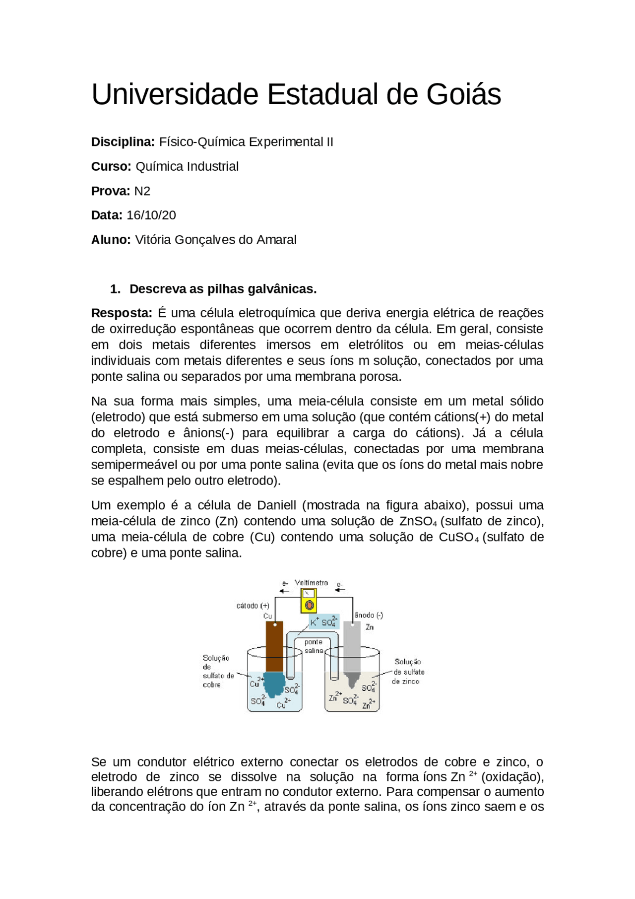 Físico Química Experimental Docsity