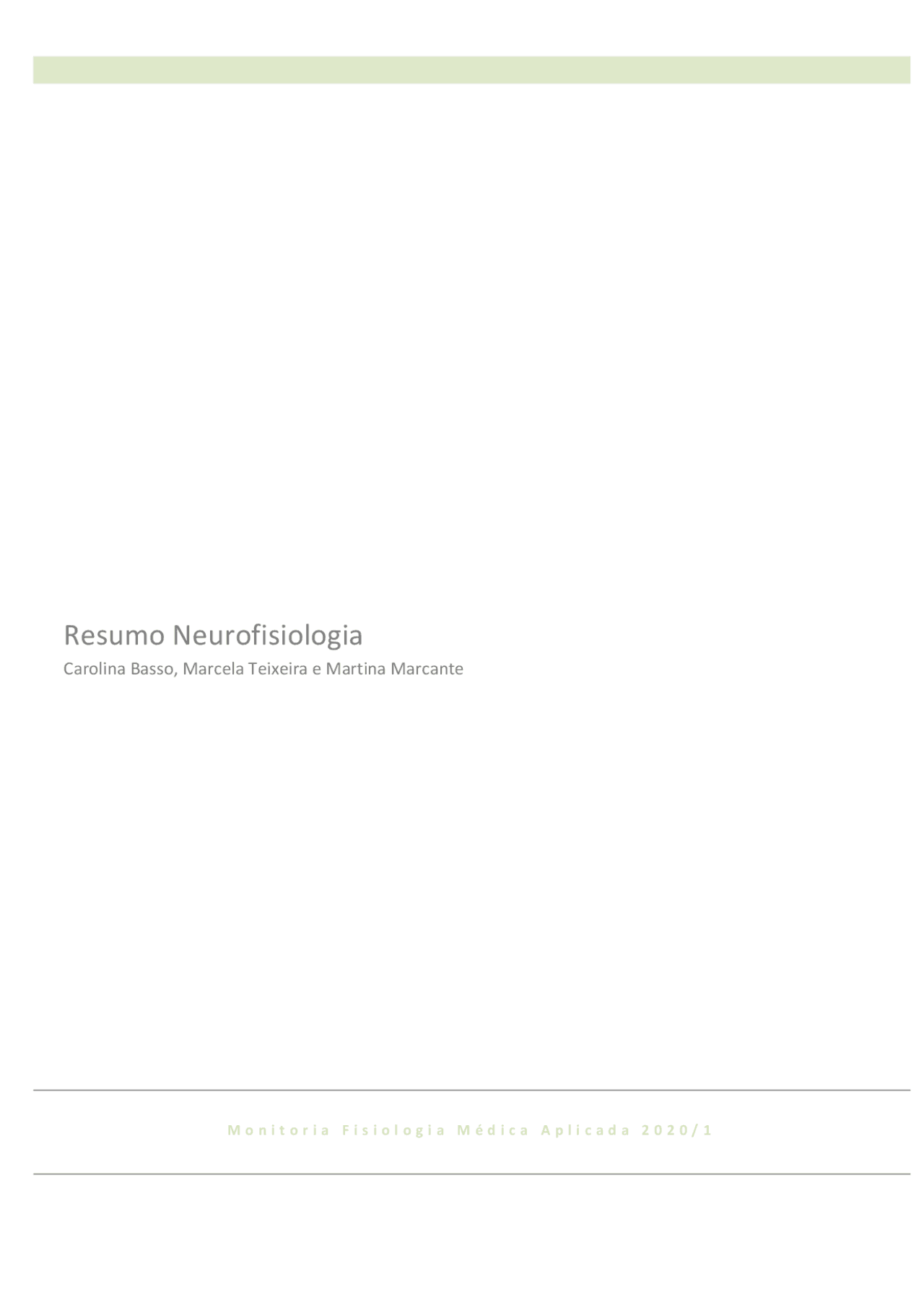 Resumo De Neuroanatomia Funcional Resumos Neuroanatomia Docsity