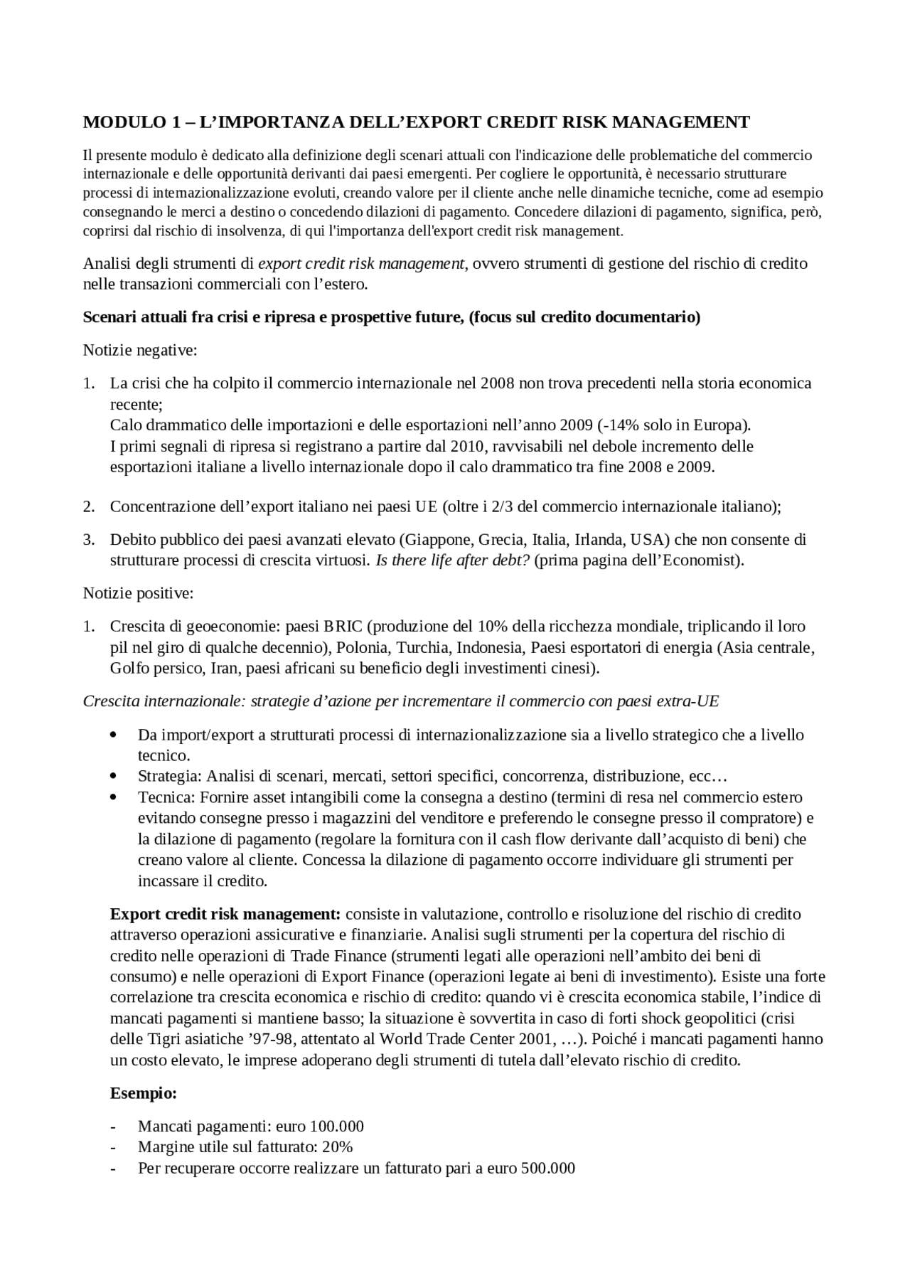 Modulo 1 Master Marcom Docsity