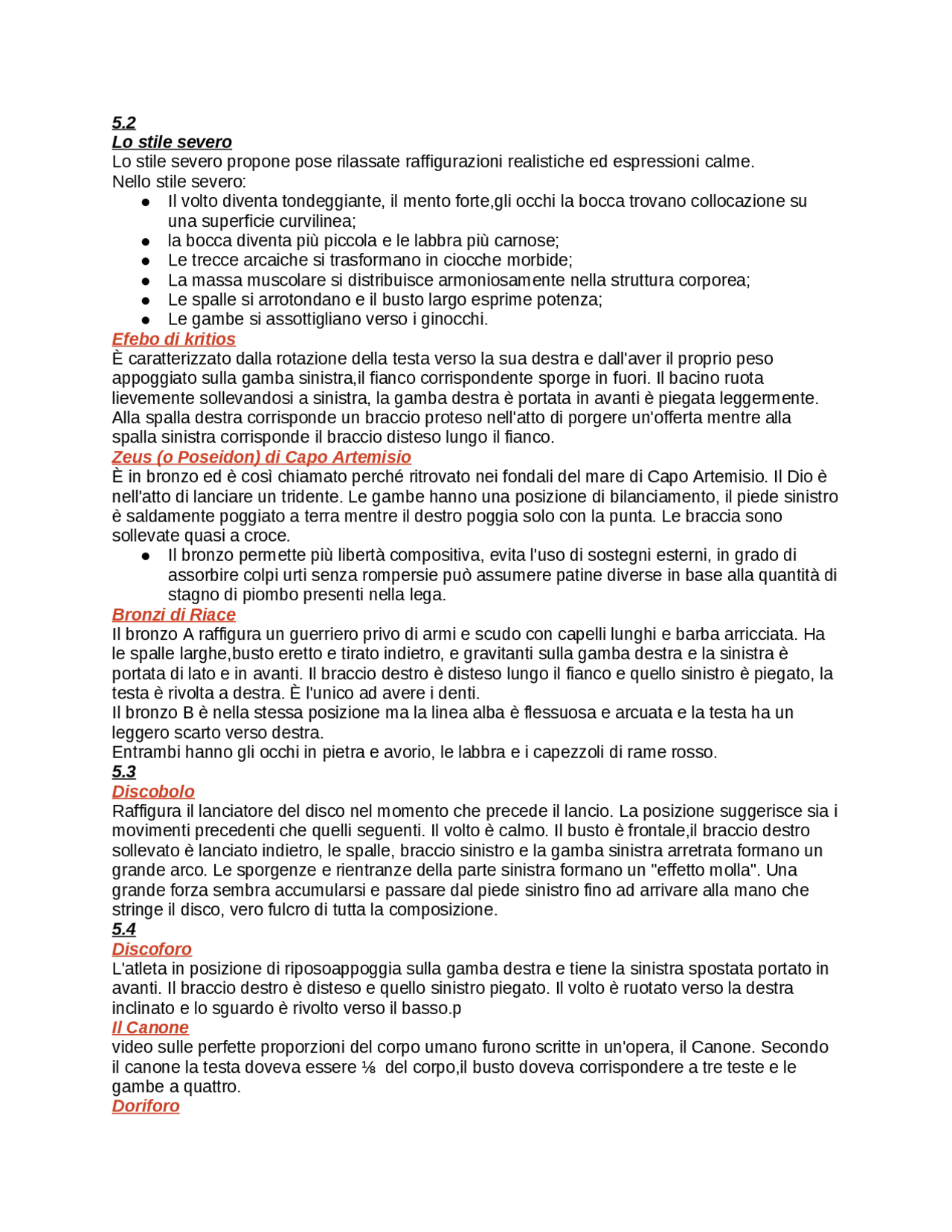 LO STILE SEVERO - Docsity