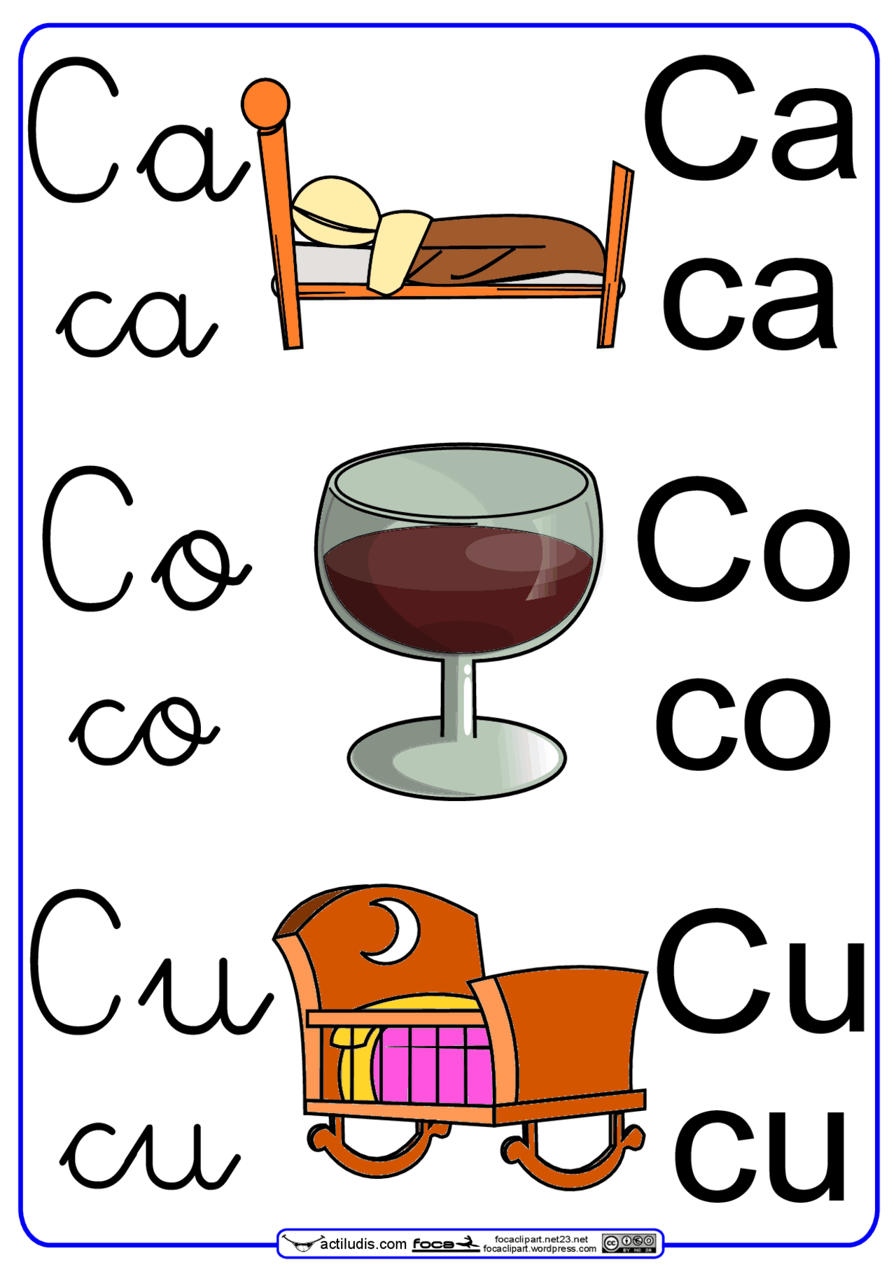 METODO DE LECTOESCRITURA PARA INFANTIL LA "ca, co cu" - Docsity