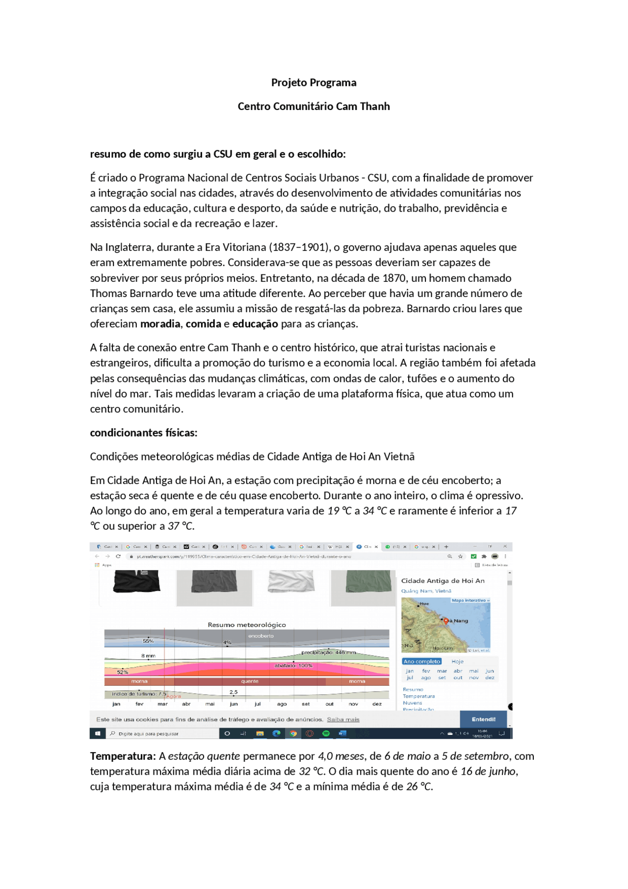 Projeto De Programa Docsity