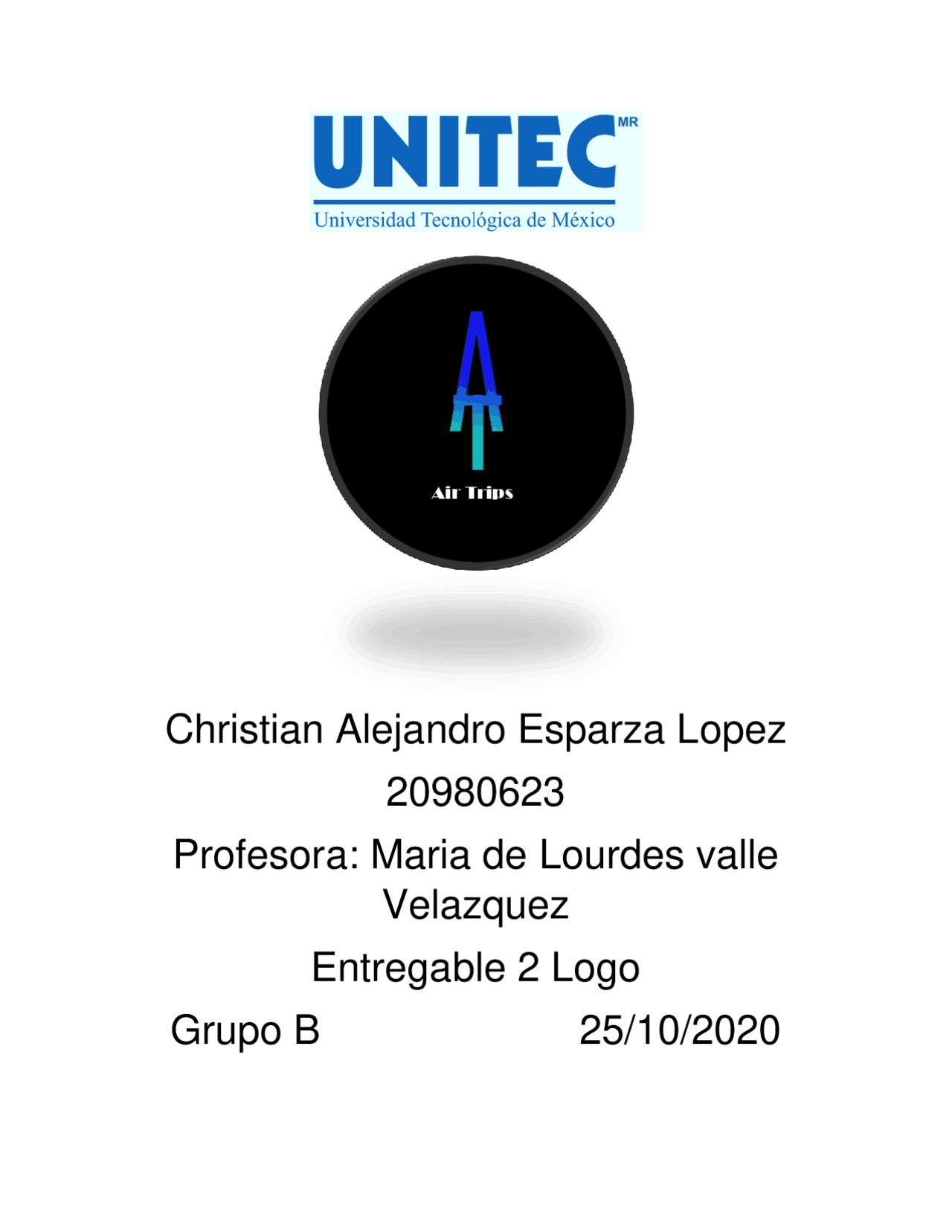 Logo Diseño de Air Trips: Proceso y Concepto | Assignments Archeology ...