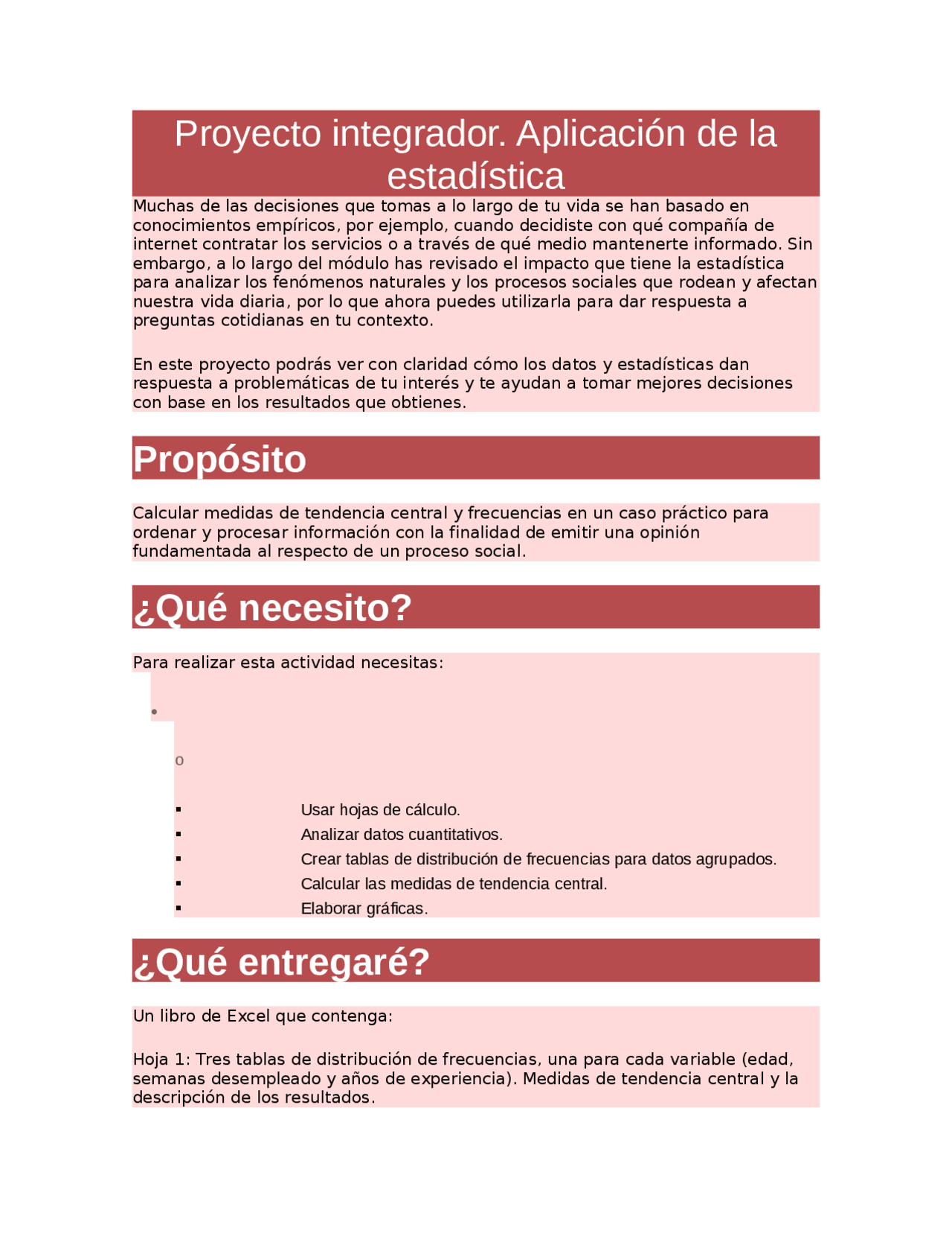 Proyecto integrador modulo 17 - Docsity