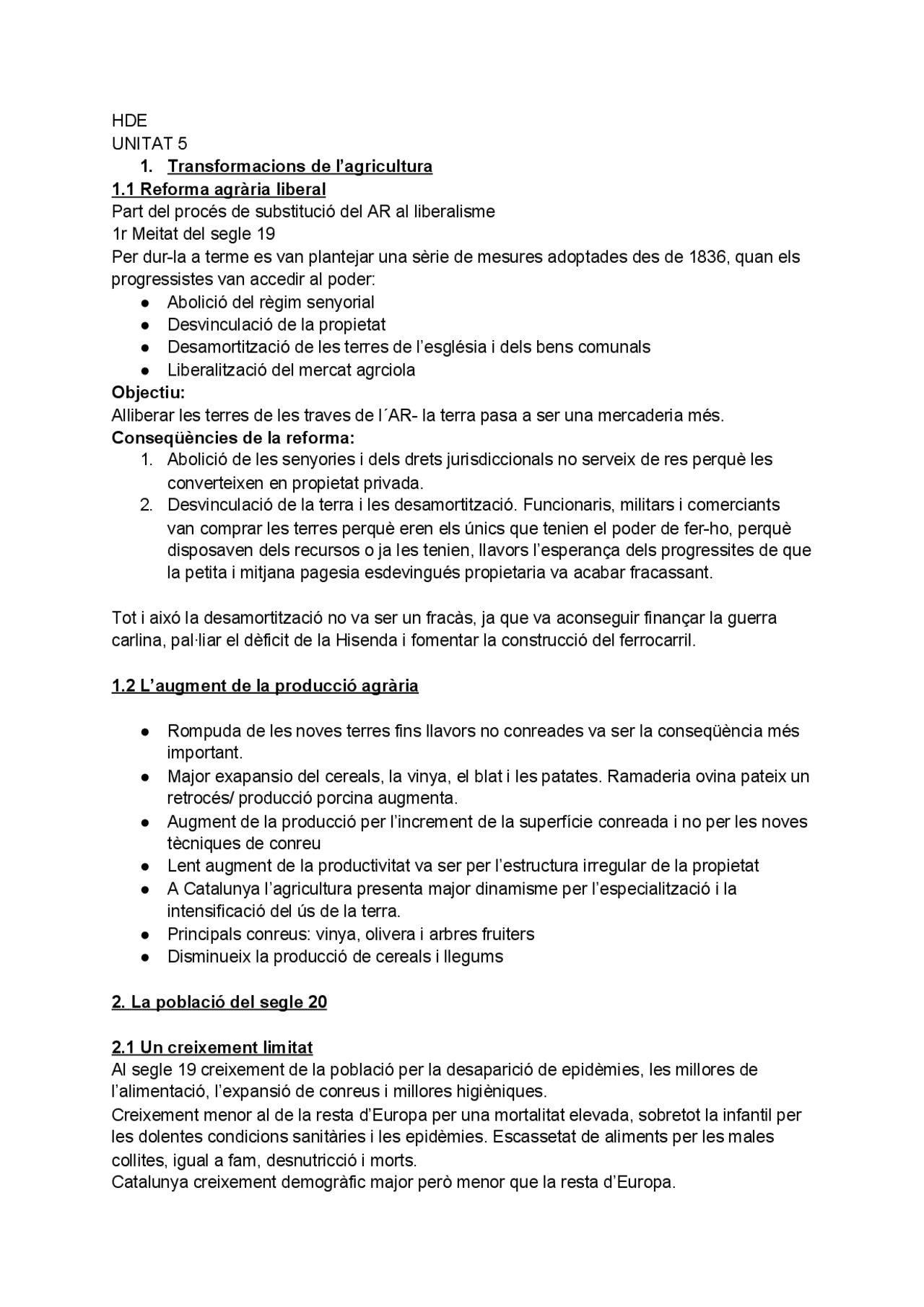 Historia de España, Agricultura / Mar / Segle 20 | Apuntes de Historia ...