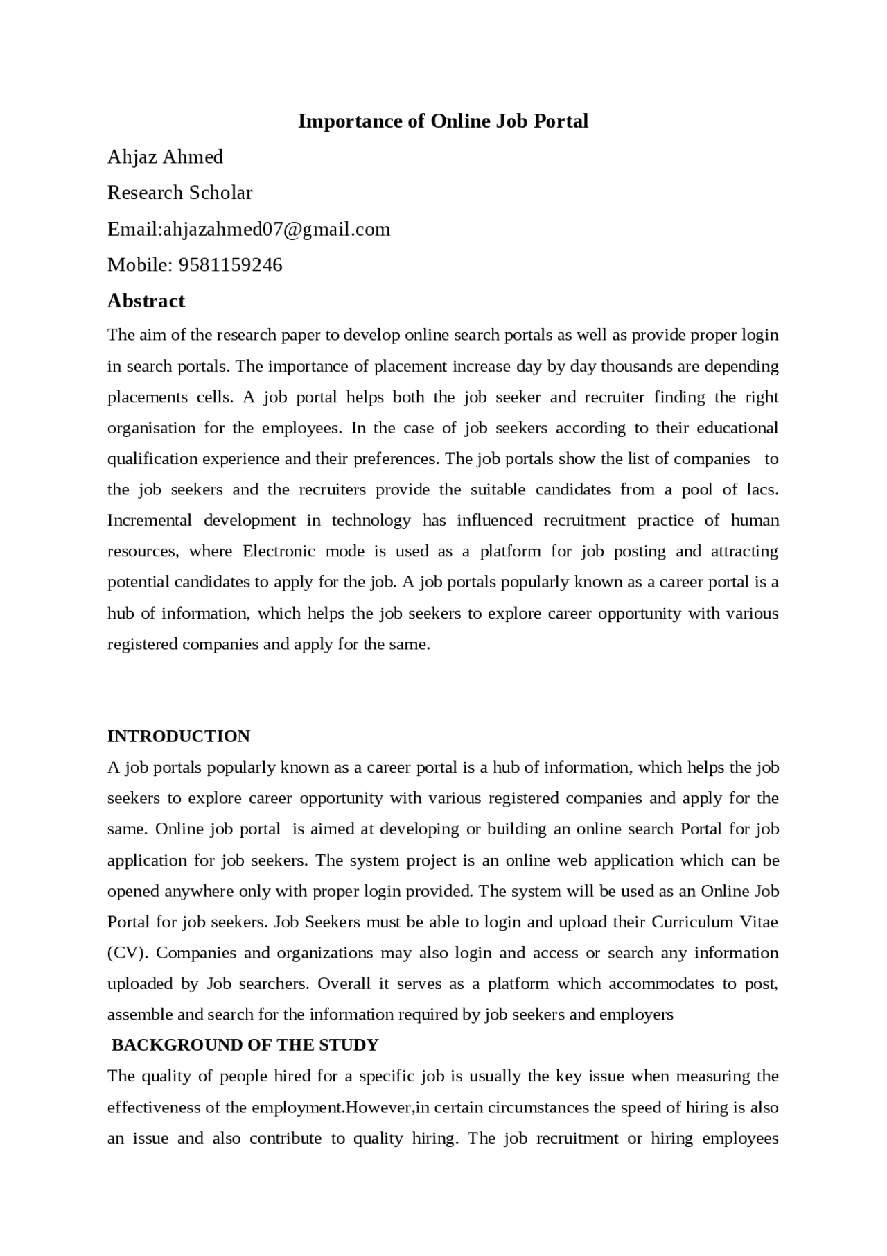 Integration Final Project Docsity