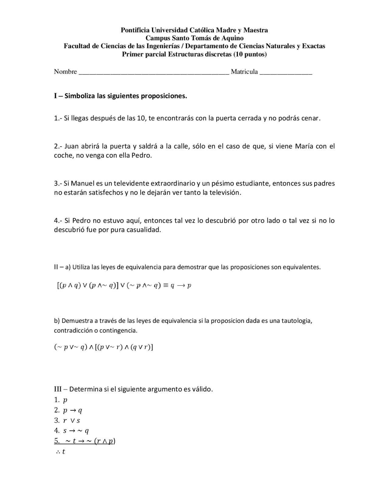 Estructura Discreta Apuntes De Matemática Discreta Docsity