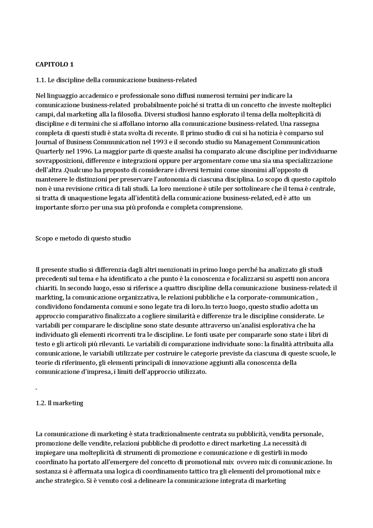 Mazzei Strategia E Management Della Comunicazione Dimpresa Docsity