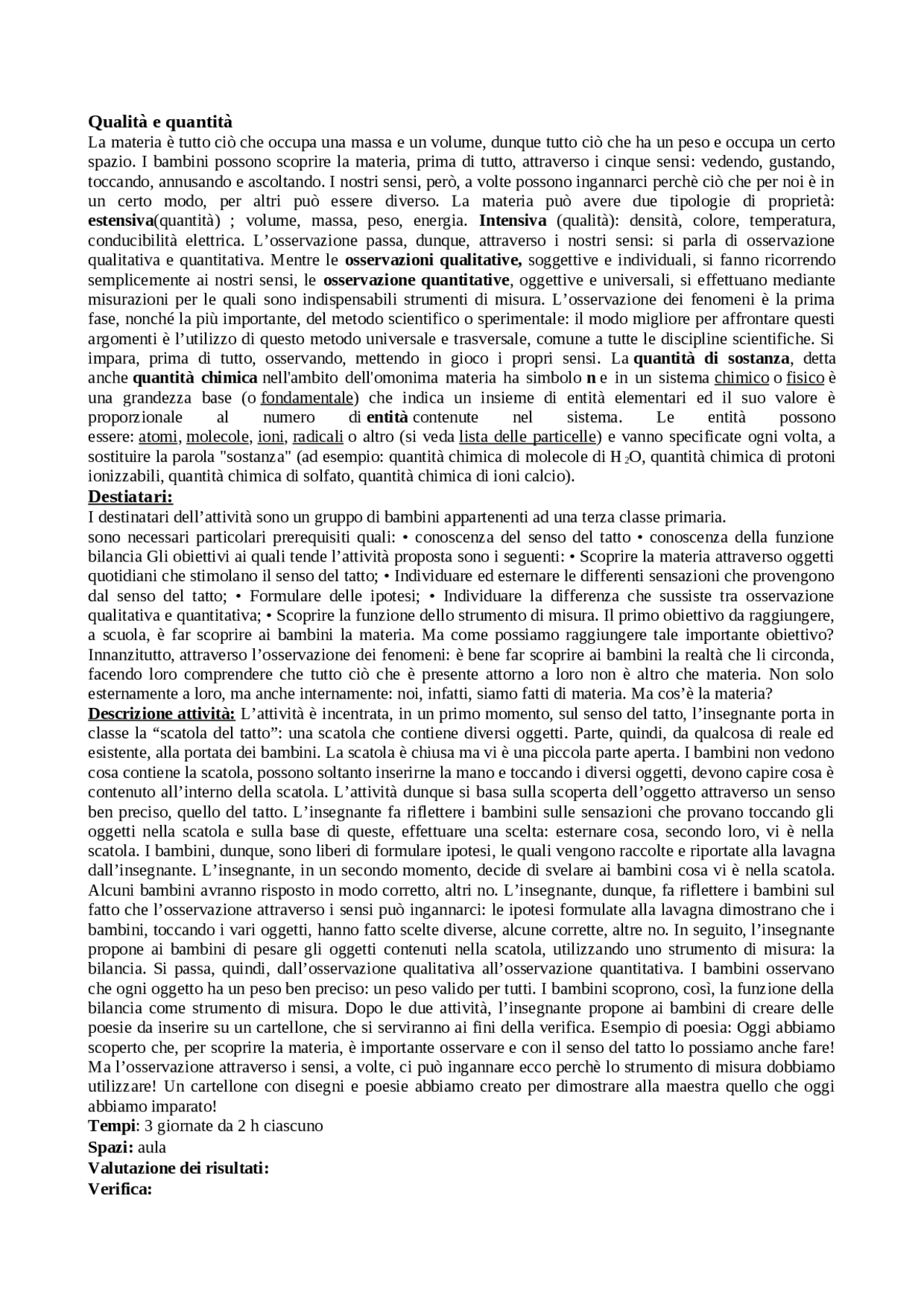 Temi per il compito - Docsity